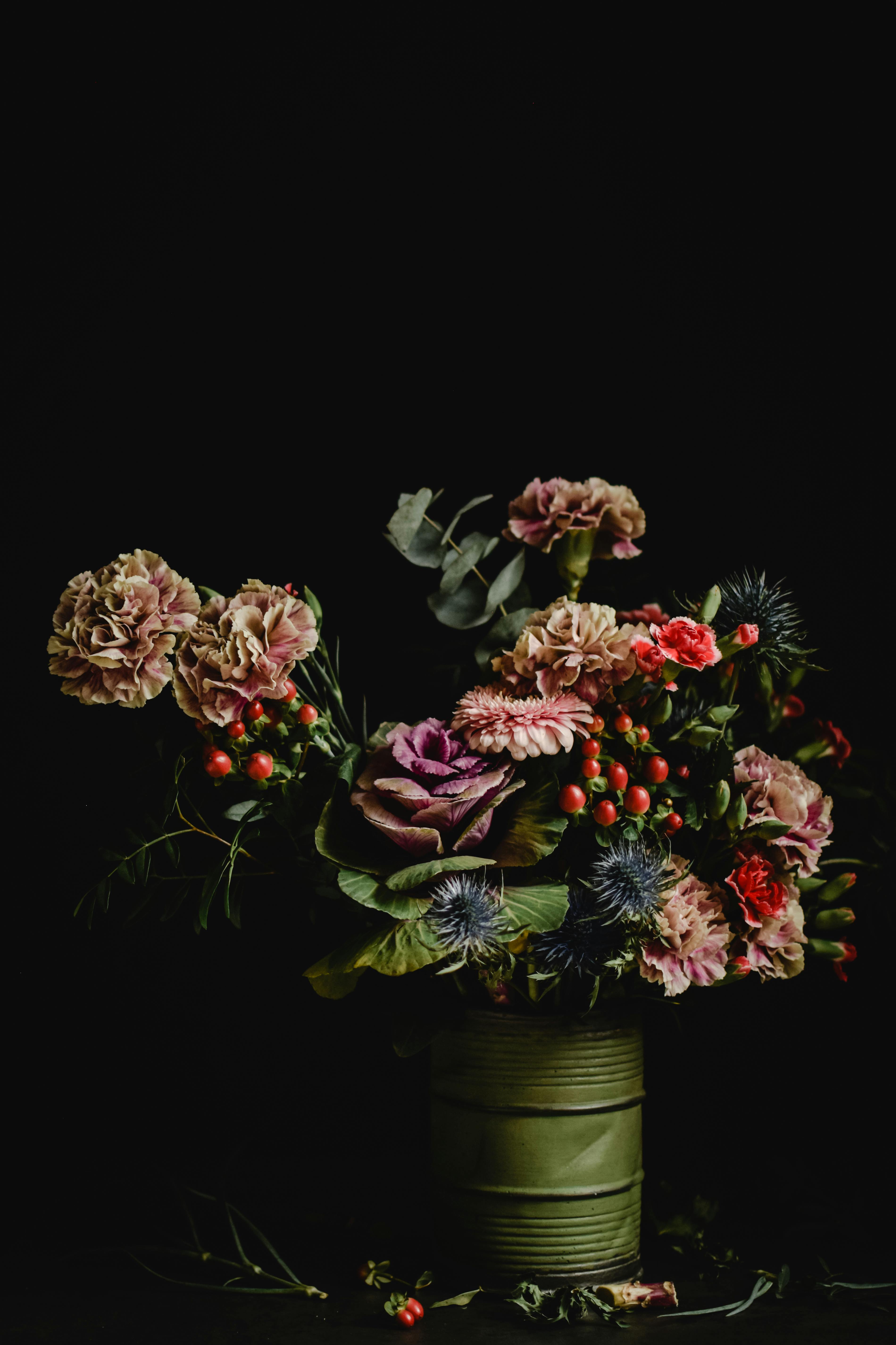 Colorful Flowers in a Vase · Free Stock Photo