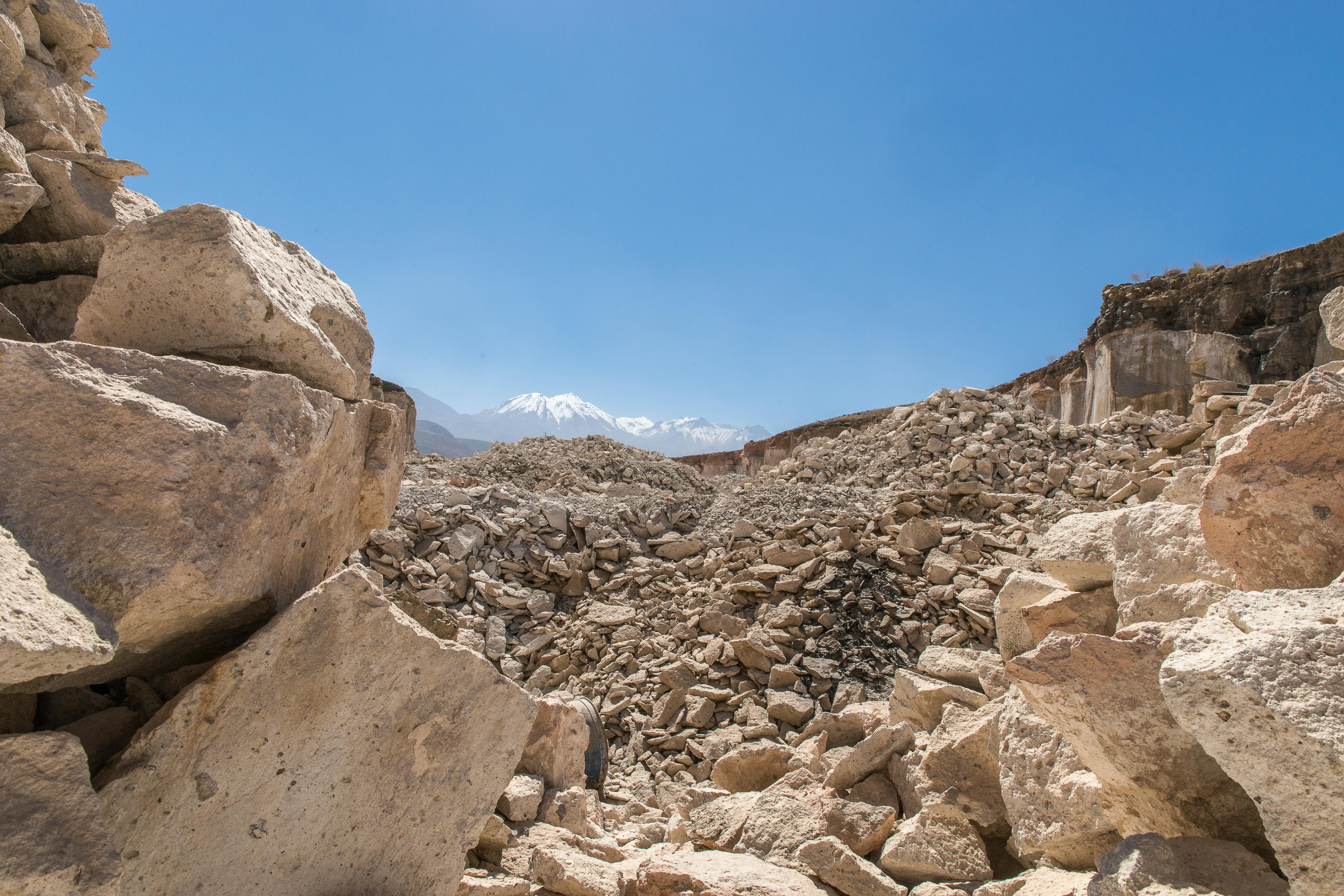 Brown Rocks and Boulders under the Blue Sky · Free Stock Photo