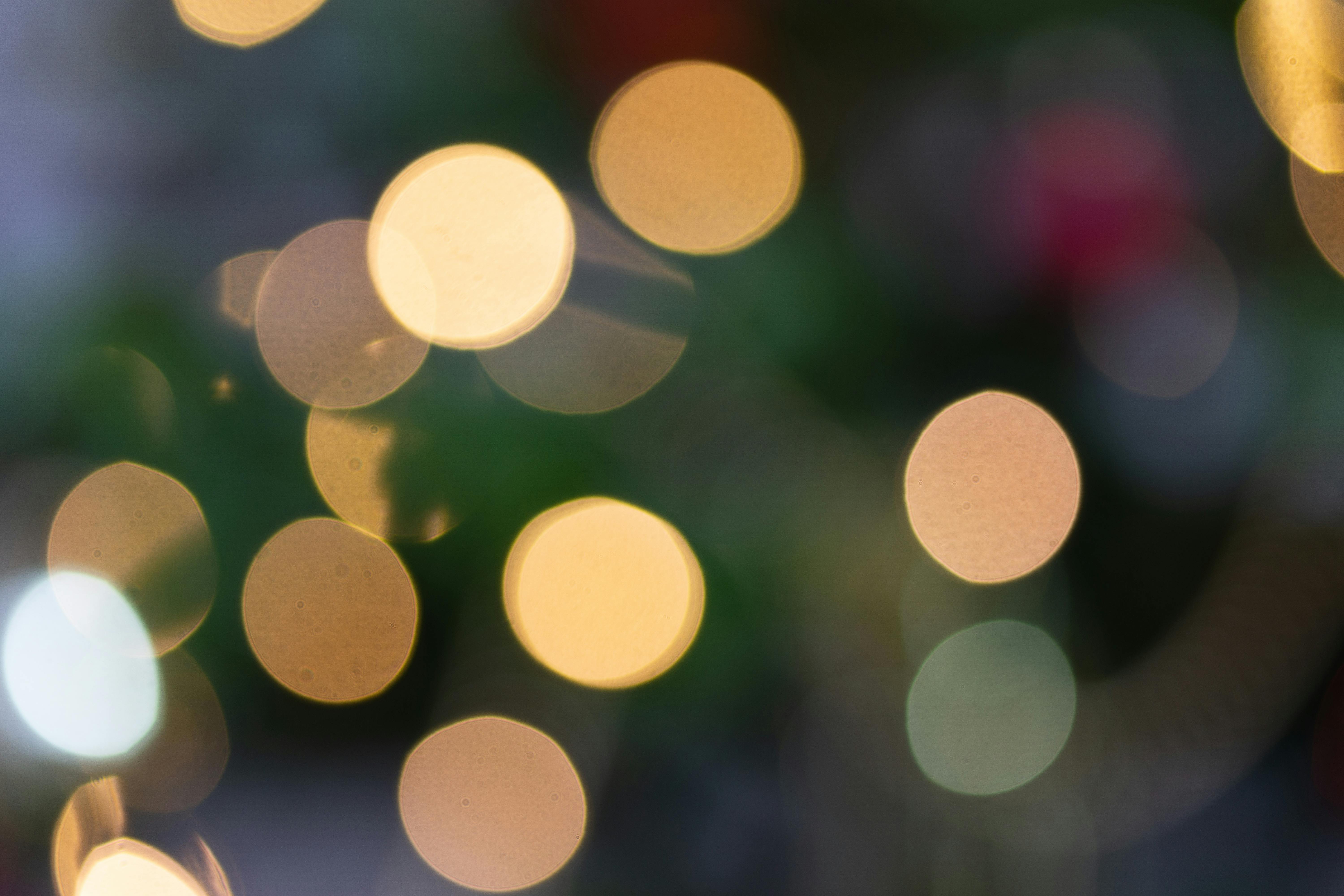 Blurred Christmas Lights · Free Stock Photo