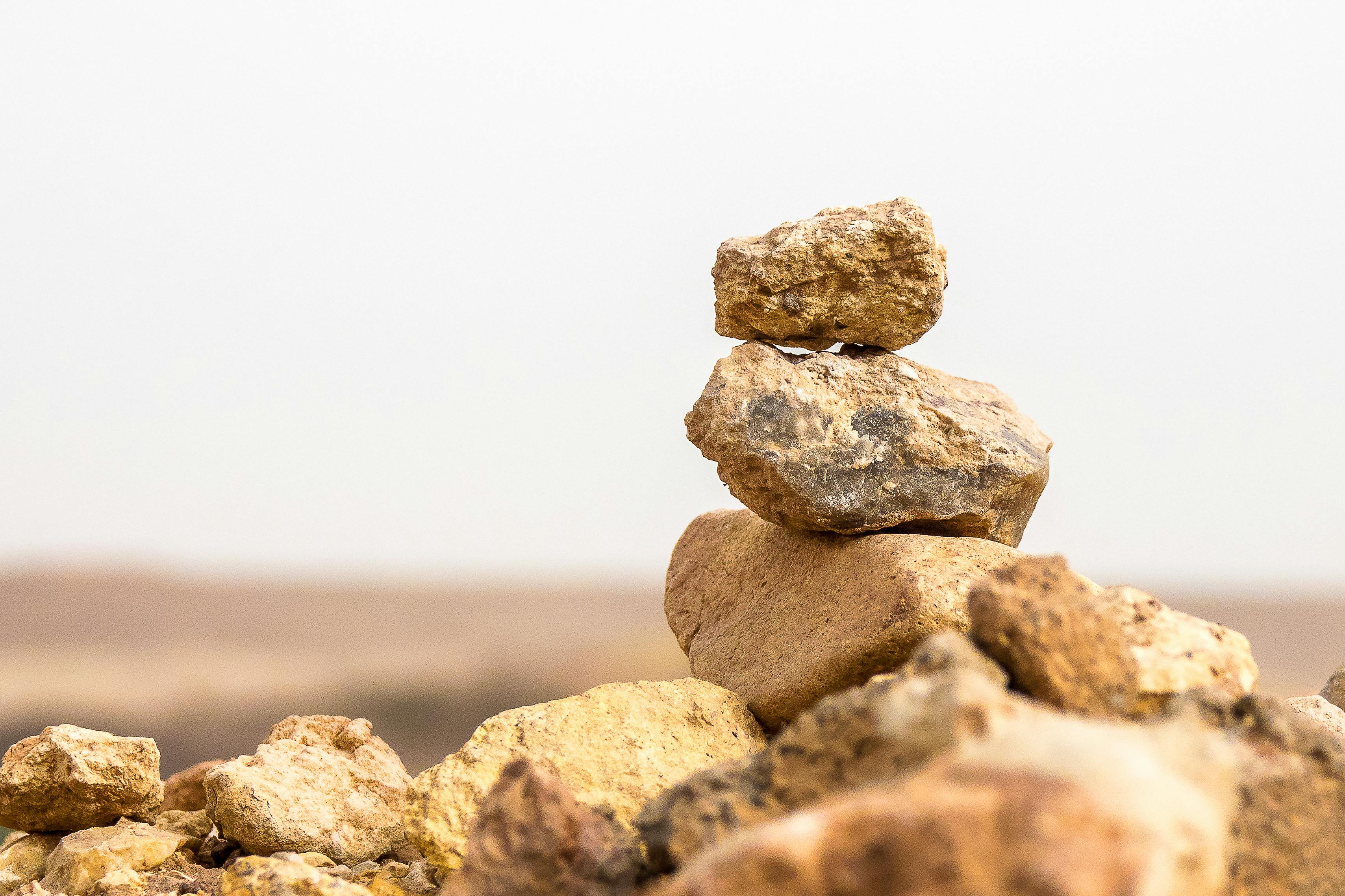 Stone Stock on Desert · Free Stock Photo