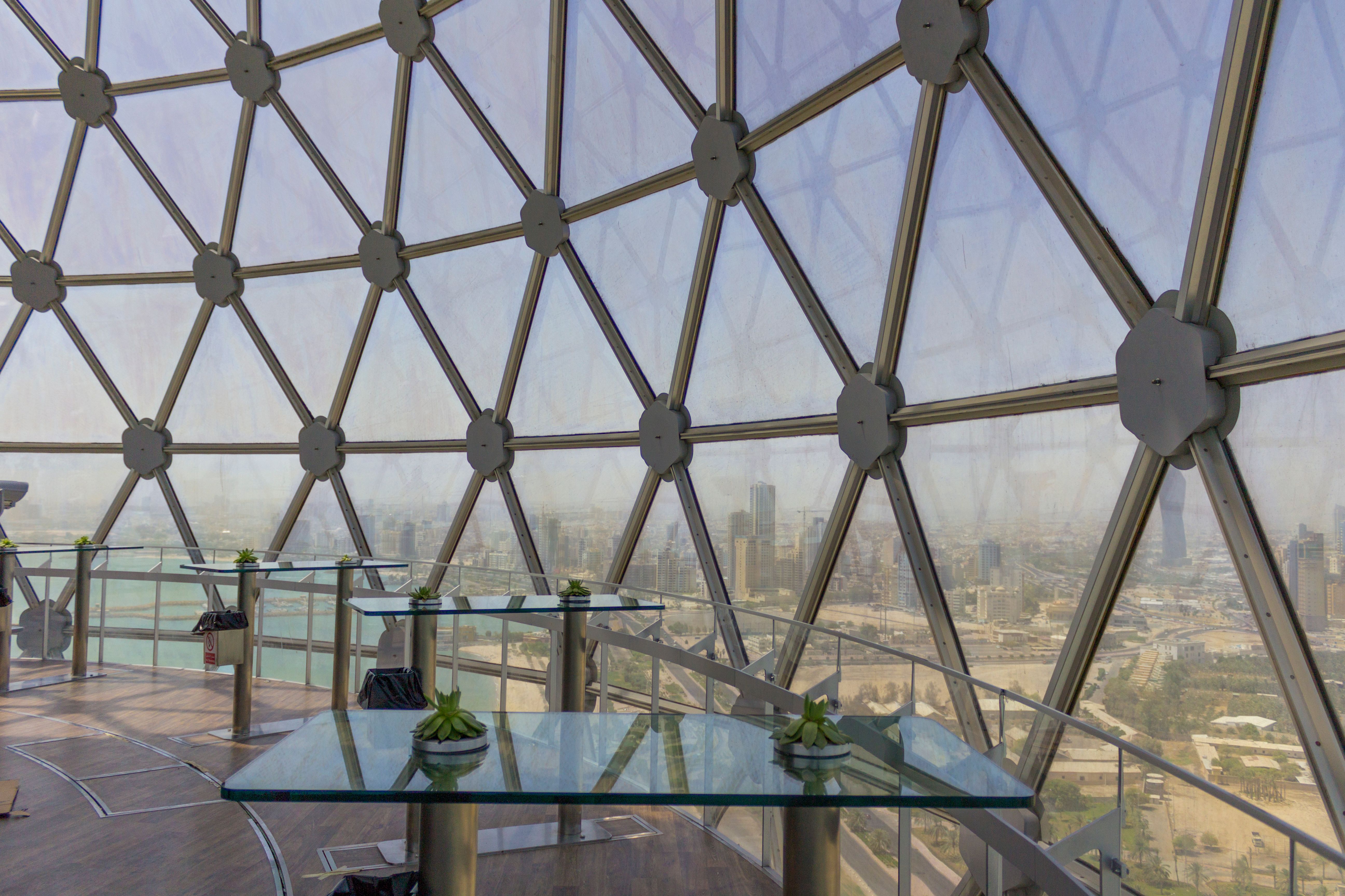 Building Interior with View on City · Free Stock Photo