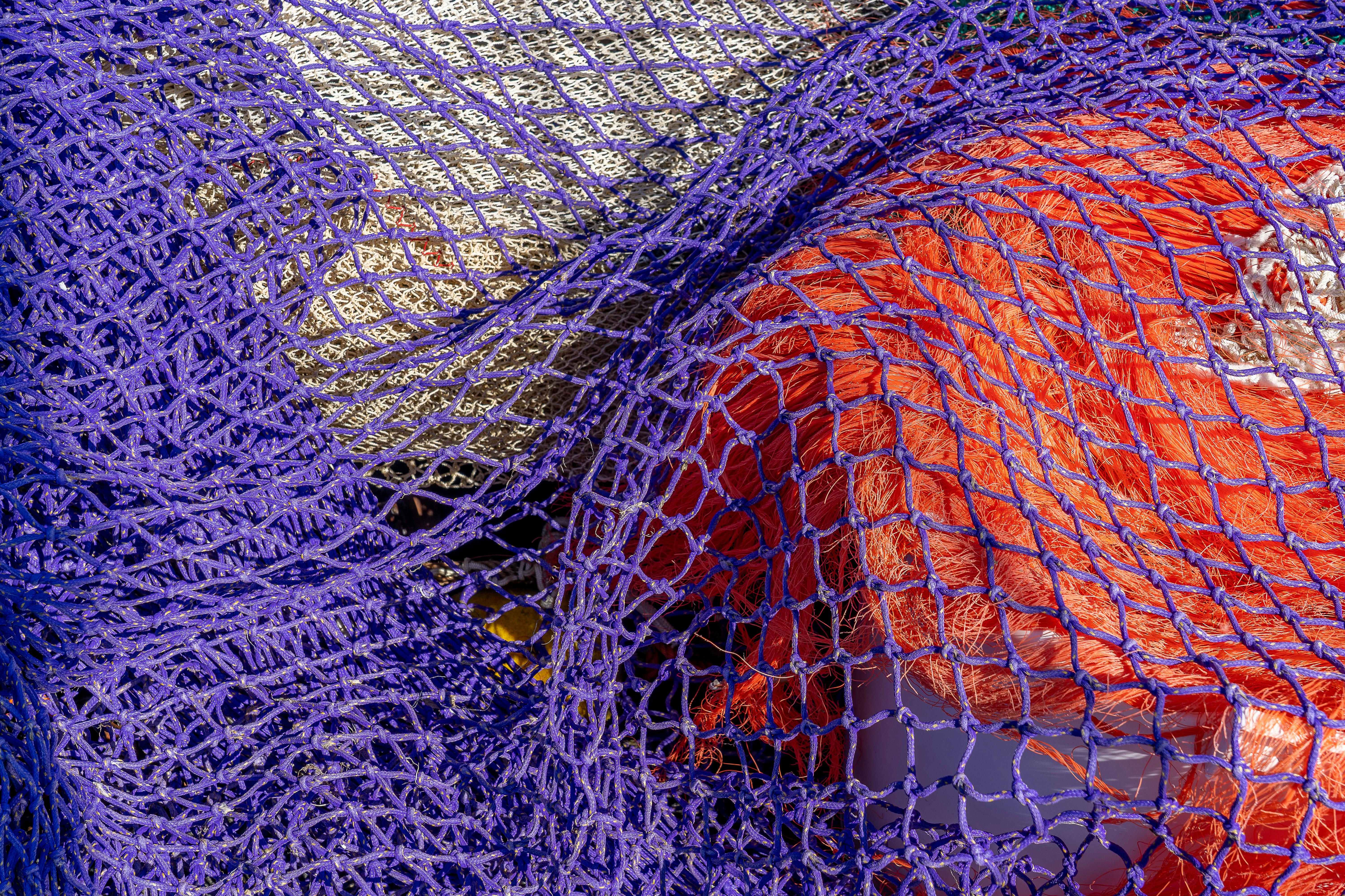 Fishing Nets in Close Up · Free Stock Photo
