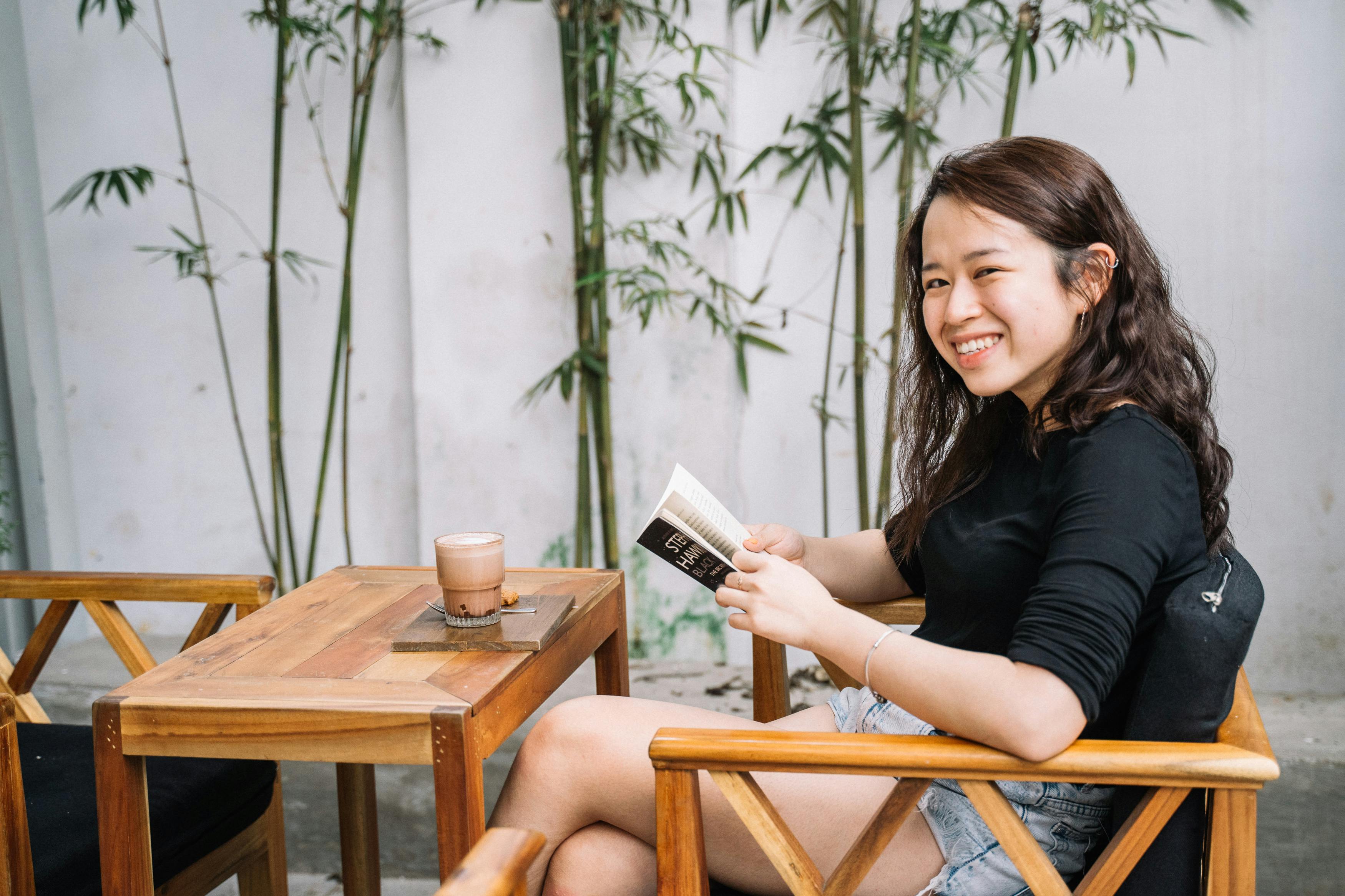 Woman Relaxing with Coffee · Free Stock Photo