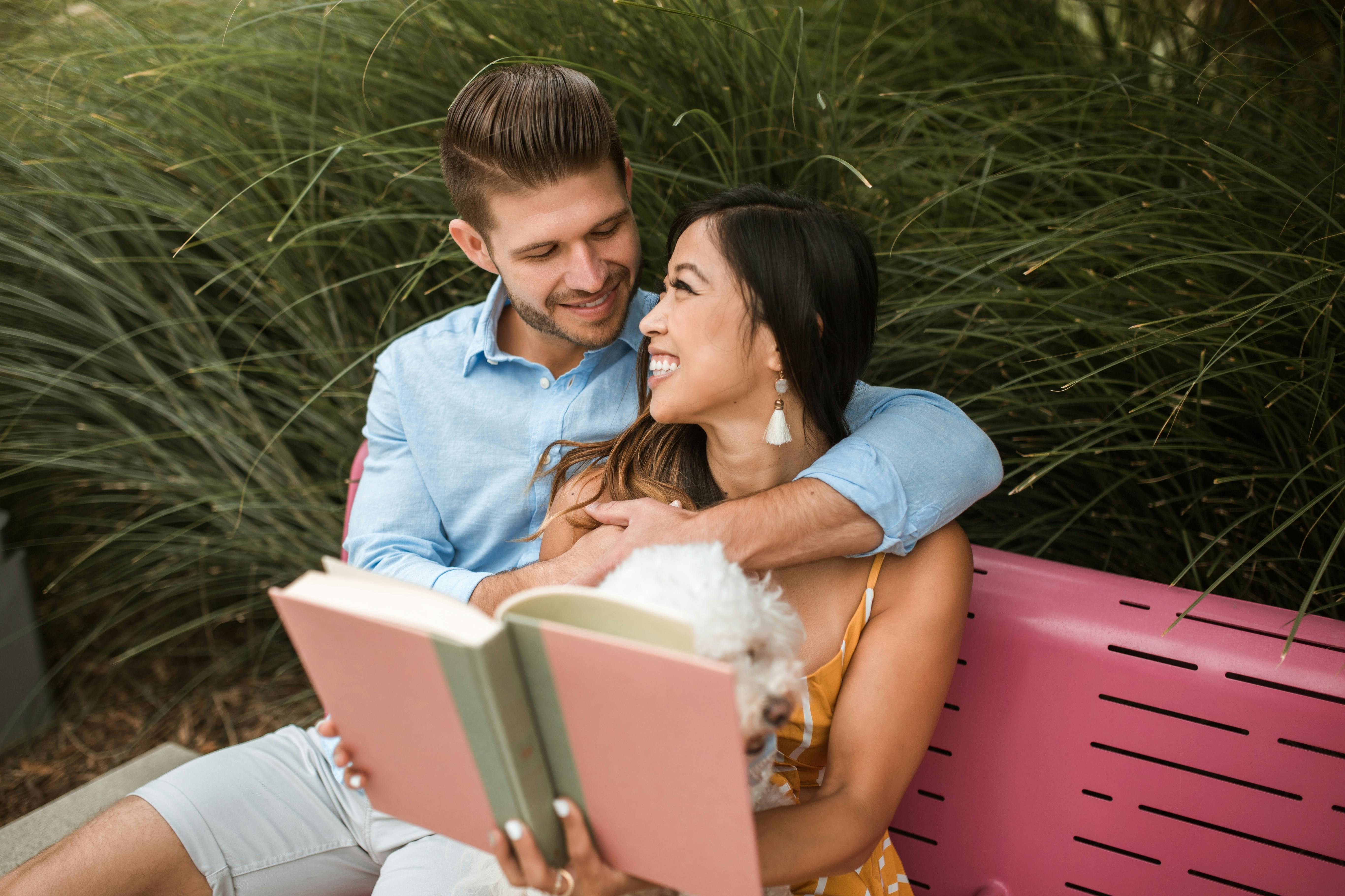 A Couple Reading Book Together · Free Stock Photo