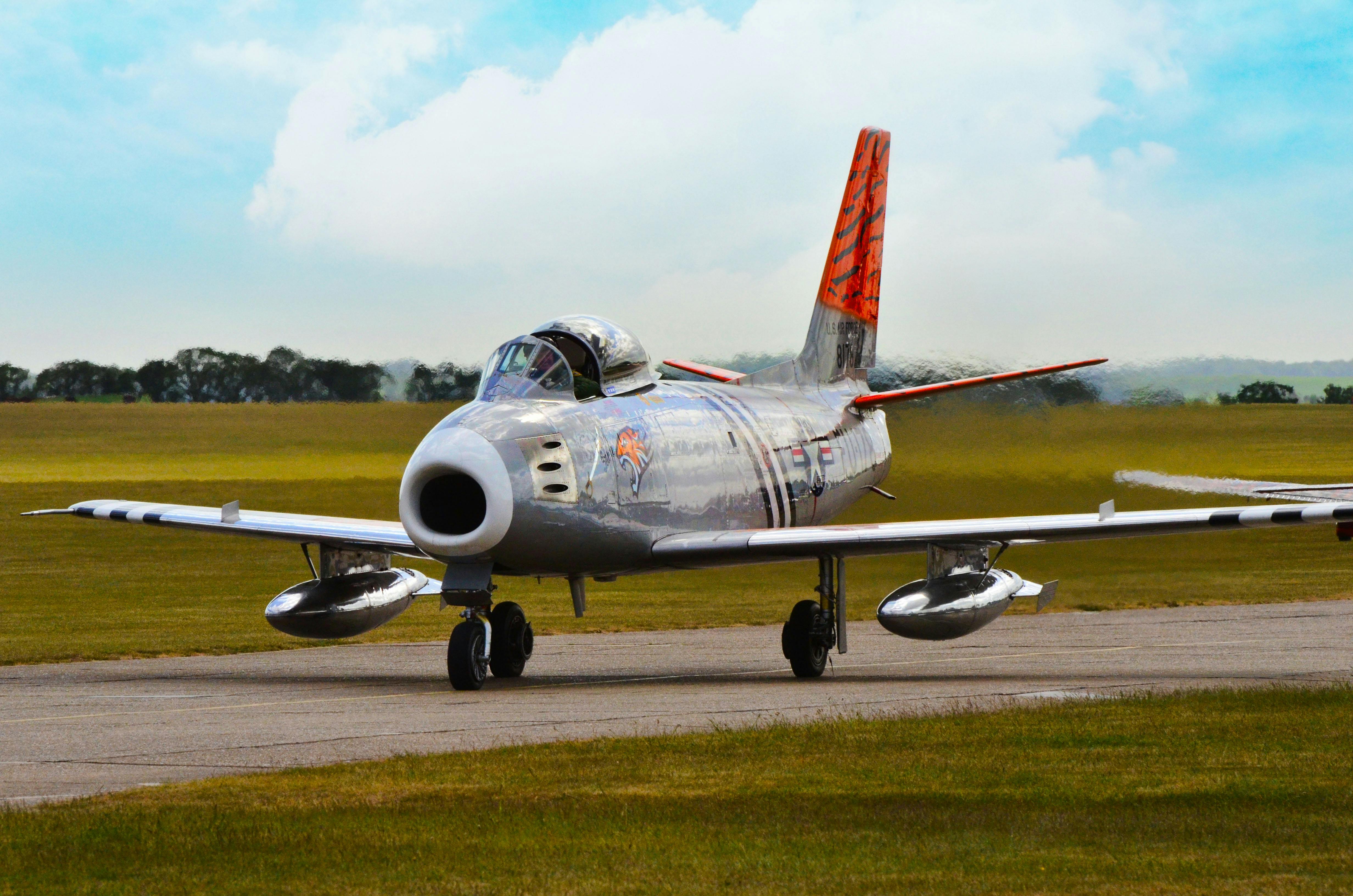 Free stock photo of air show, F86A SABRE, fighter jet