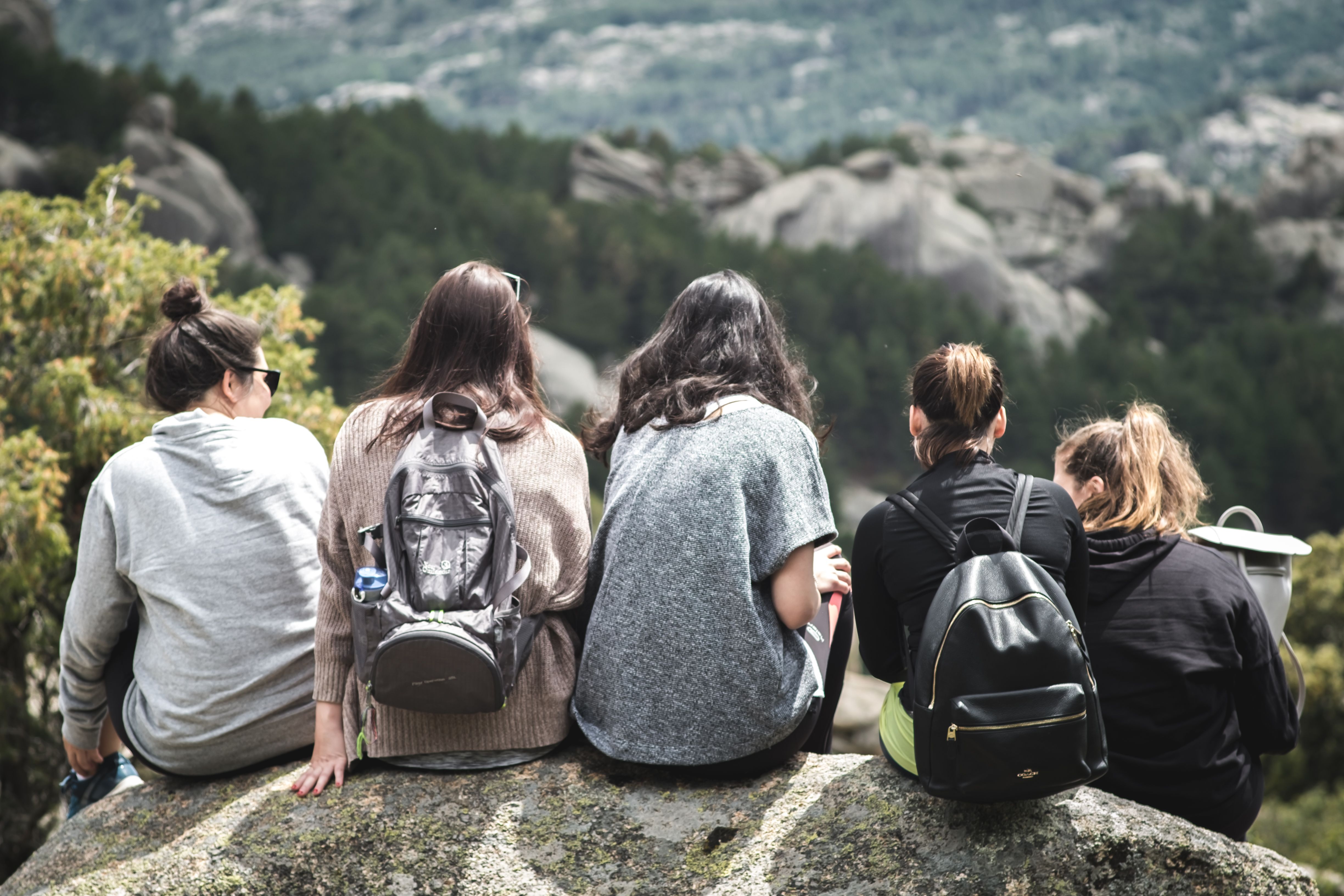 People Sitting on the Rock · Free Stock Photo