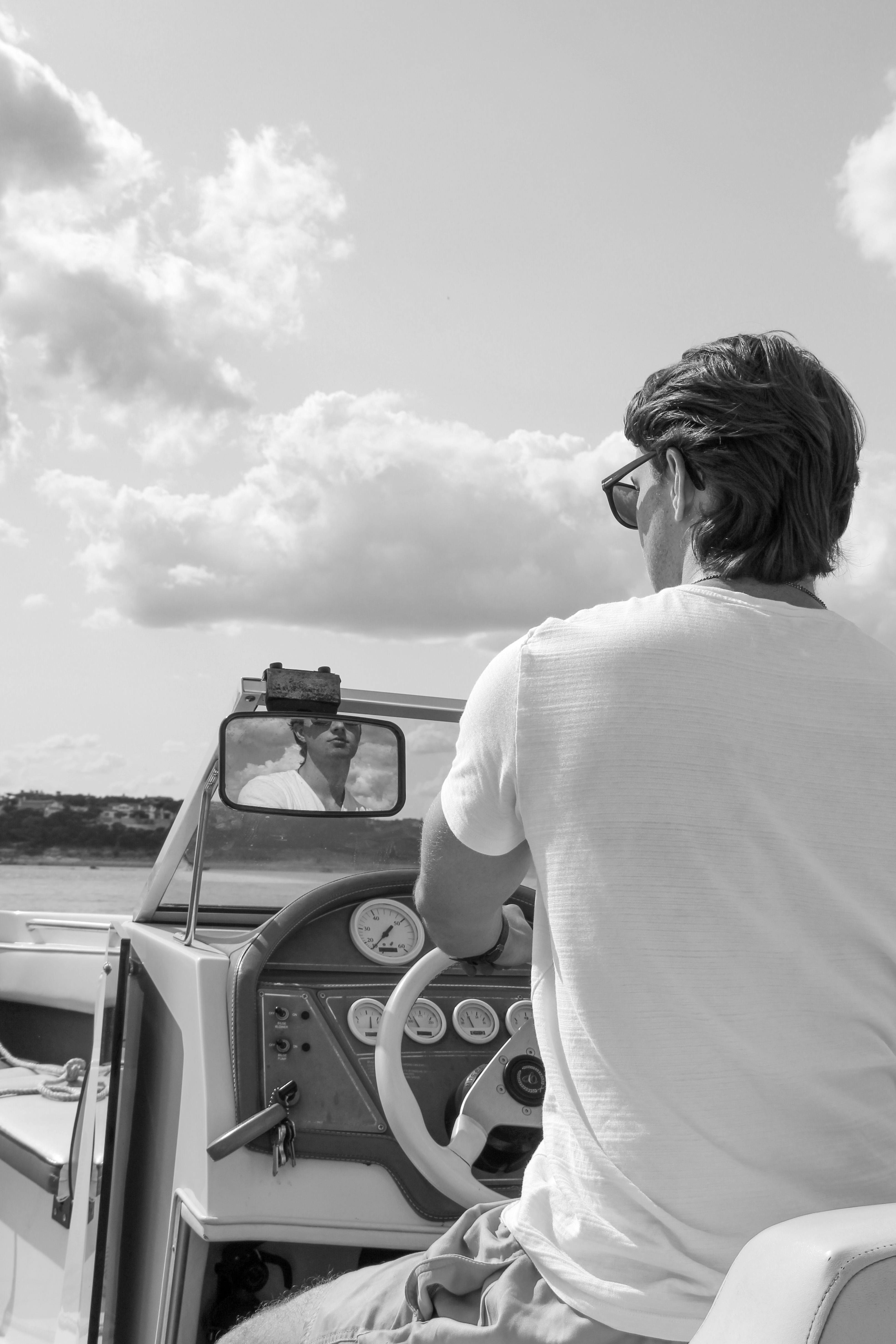 Grayscale Photo of a Man · Free Stock Photo