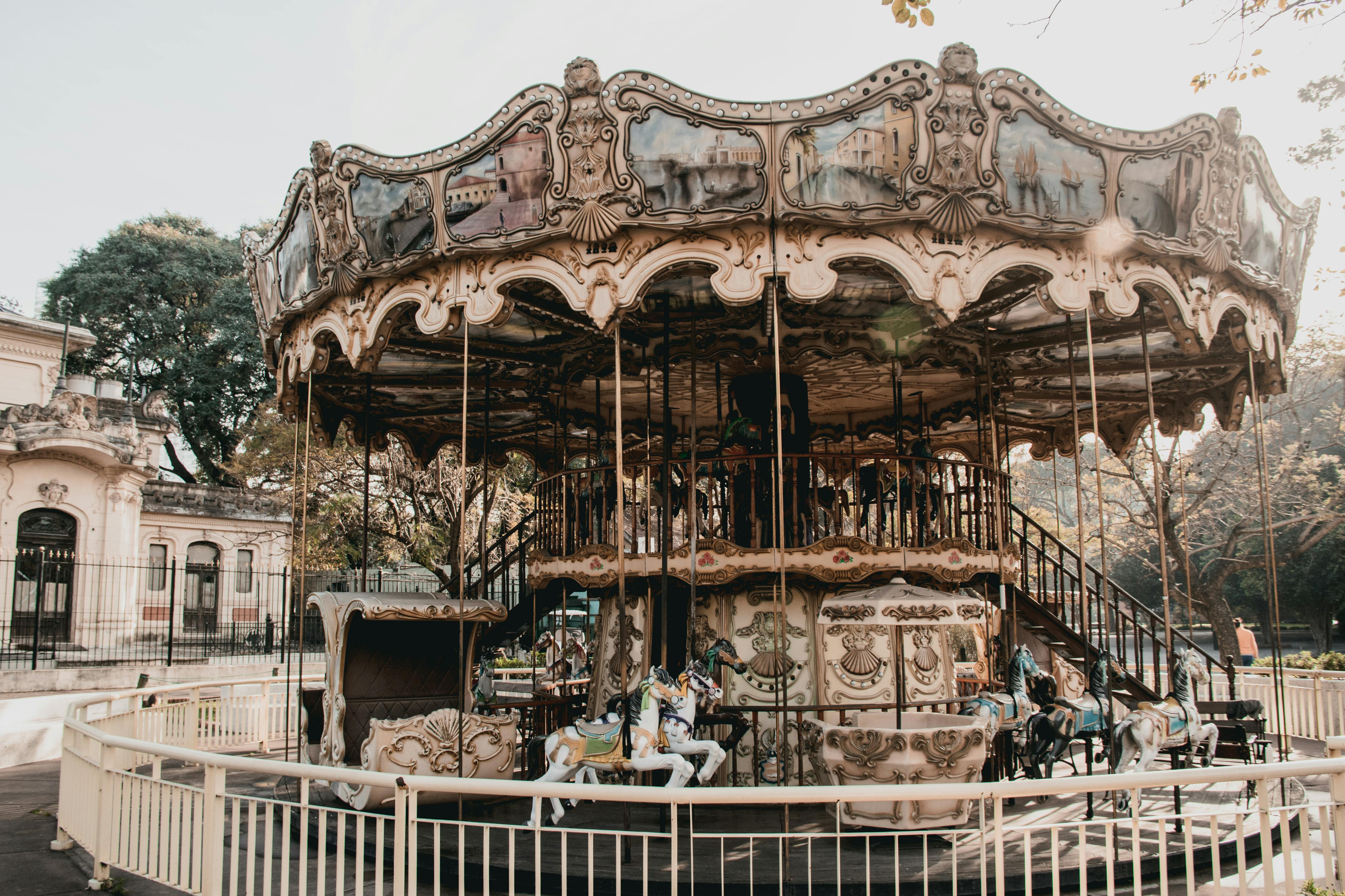 An Empty Carousel in a Park · Free Stock Photo