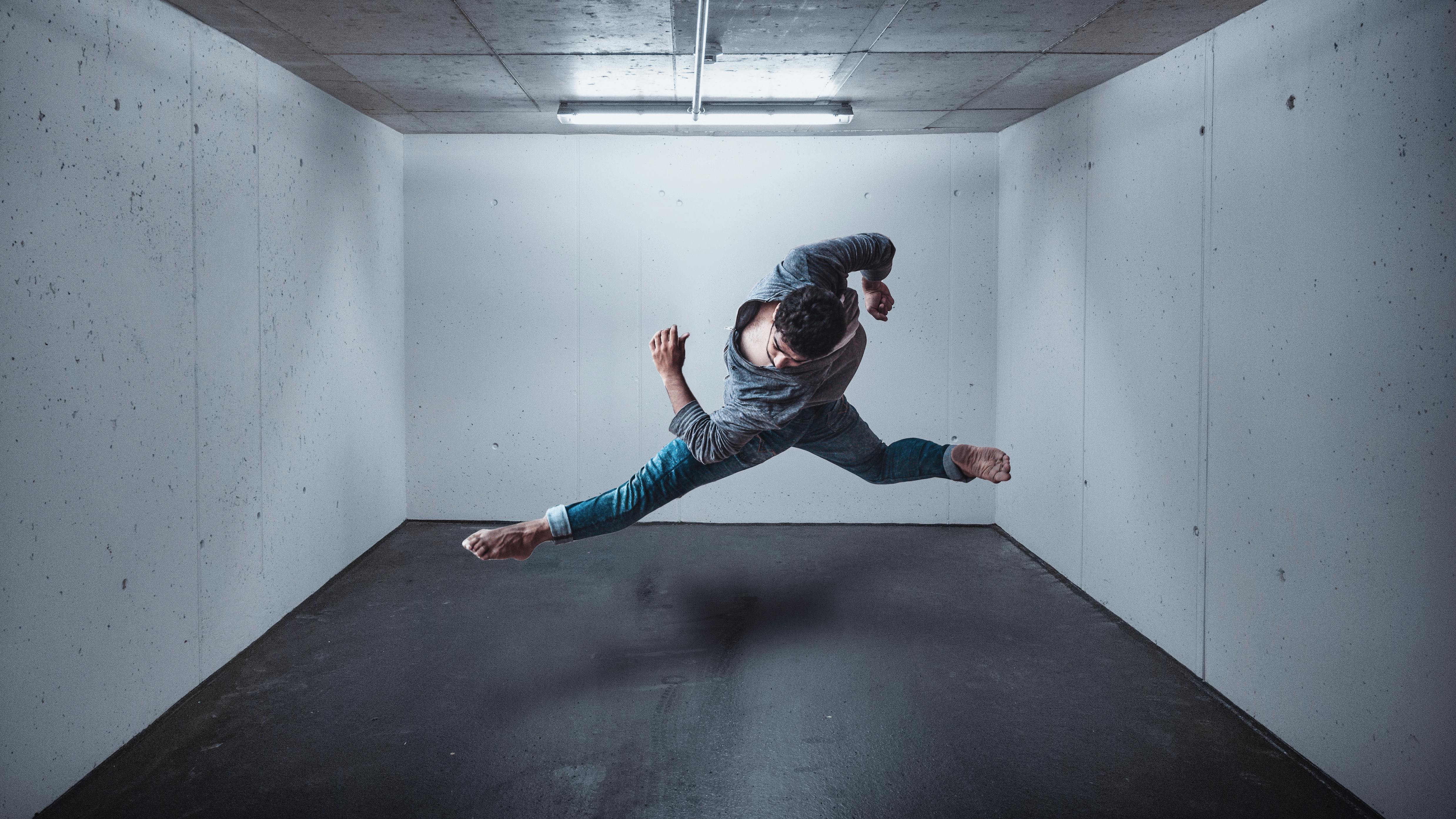 Photo of Jumping Man · Free Stock Photo