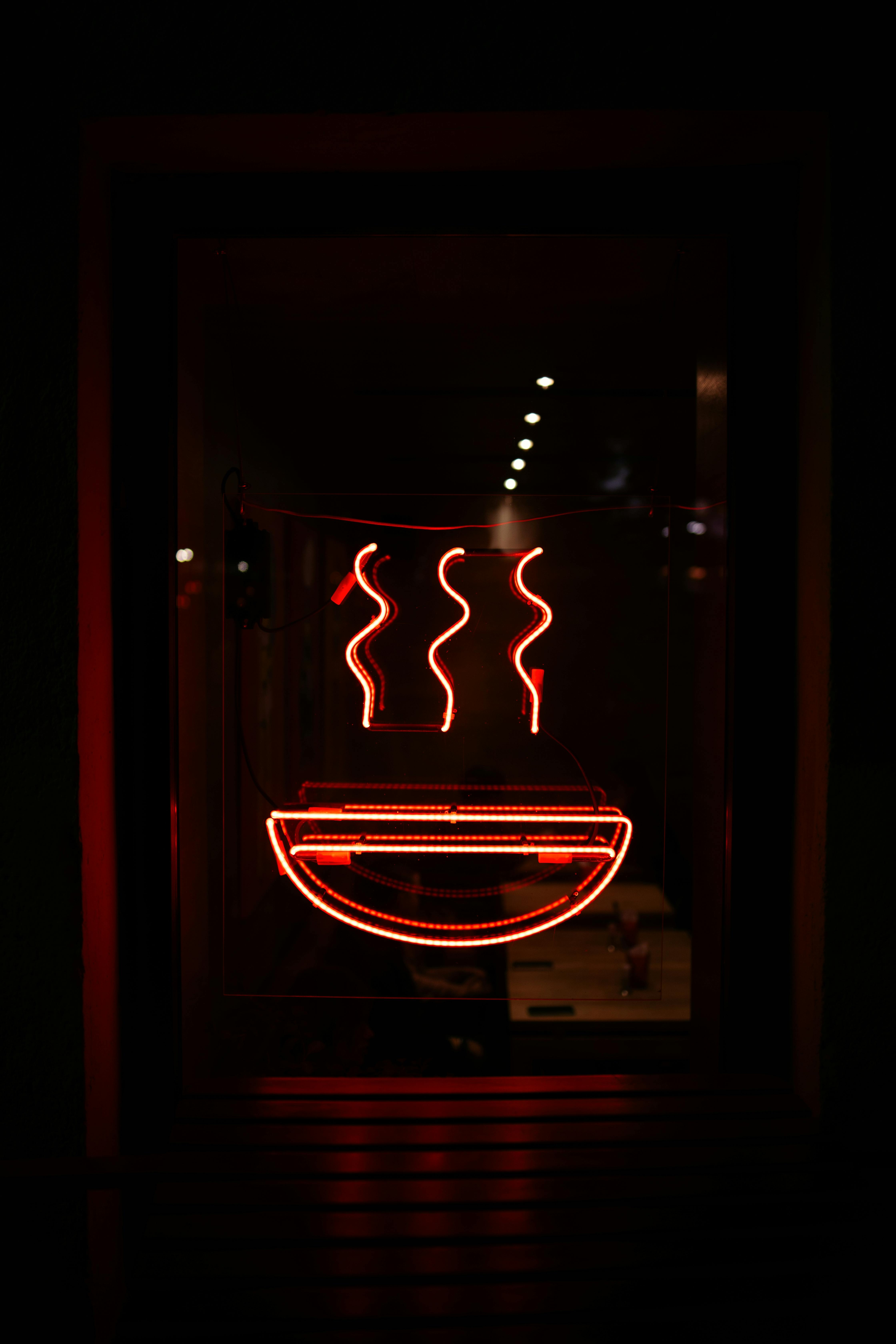 Red Neon Light Signage · Free Stock Photo