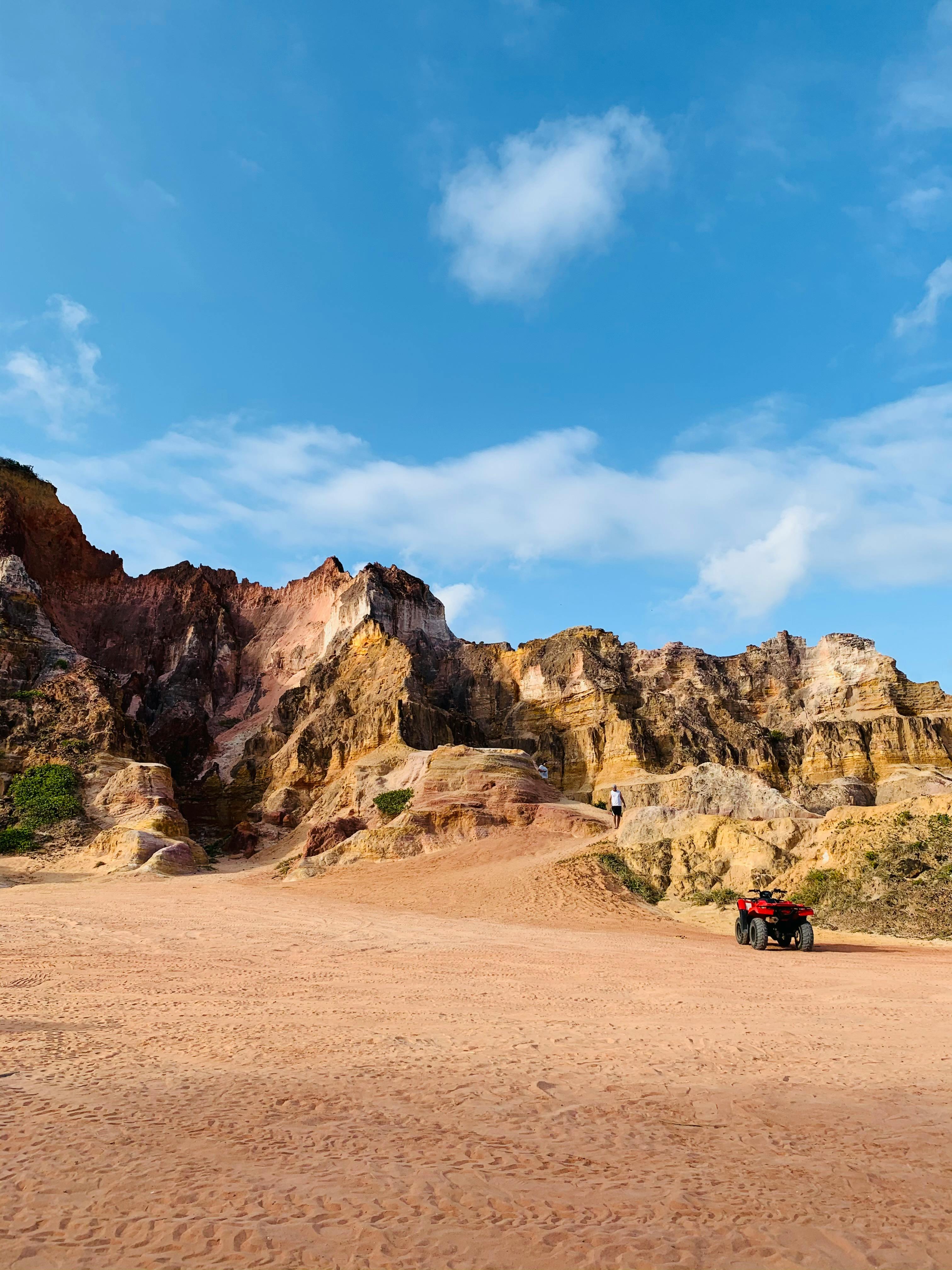 Dry Rocky Land Under a Gloomy Sky · Free Stock Photo