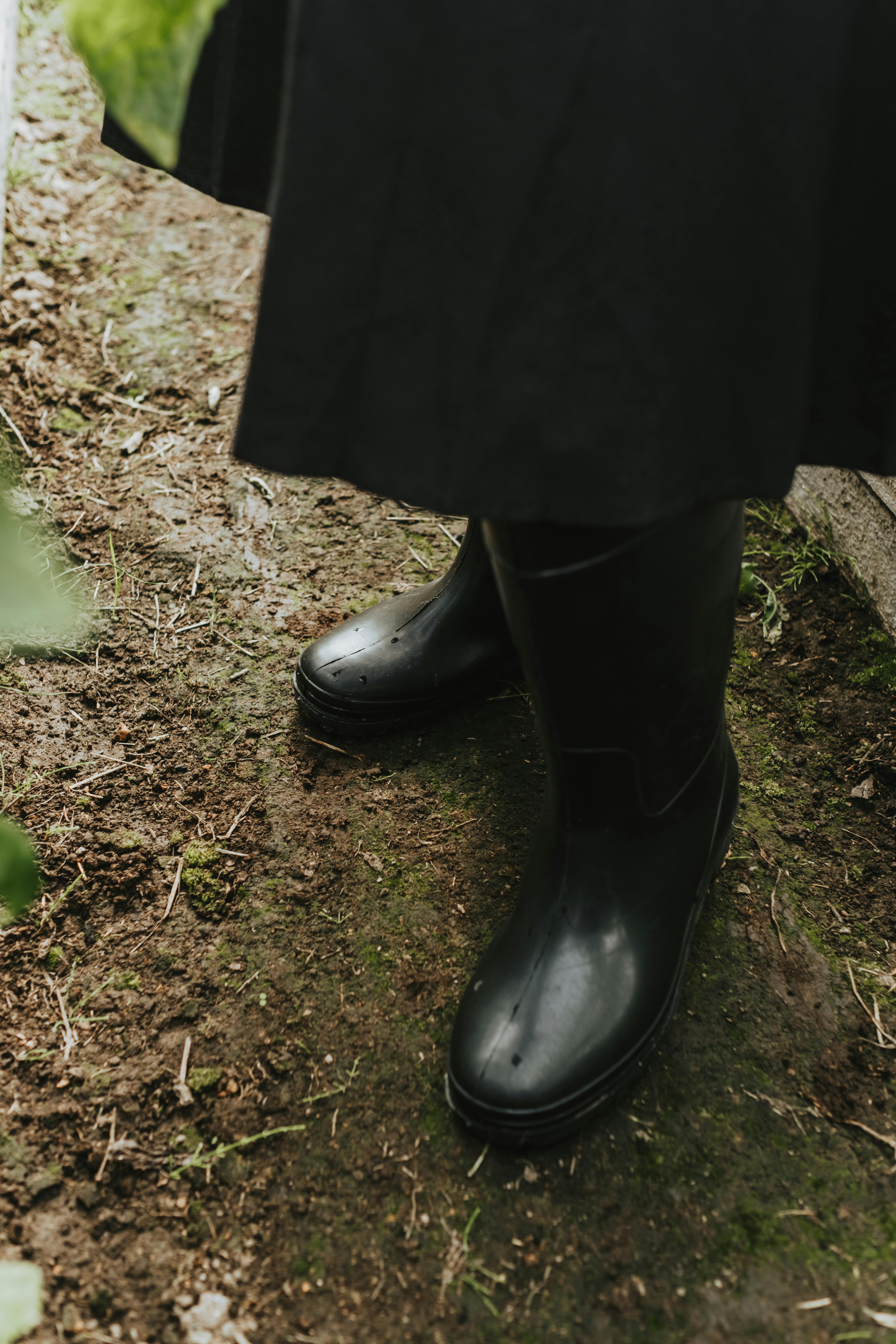 Person Wearing Rubber Boots · Free Stock Photo