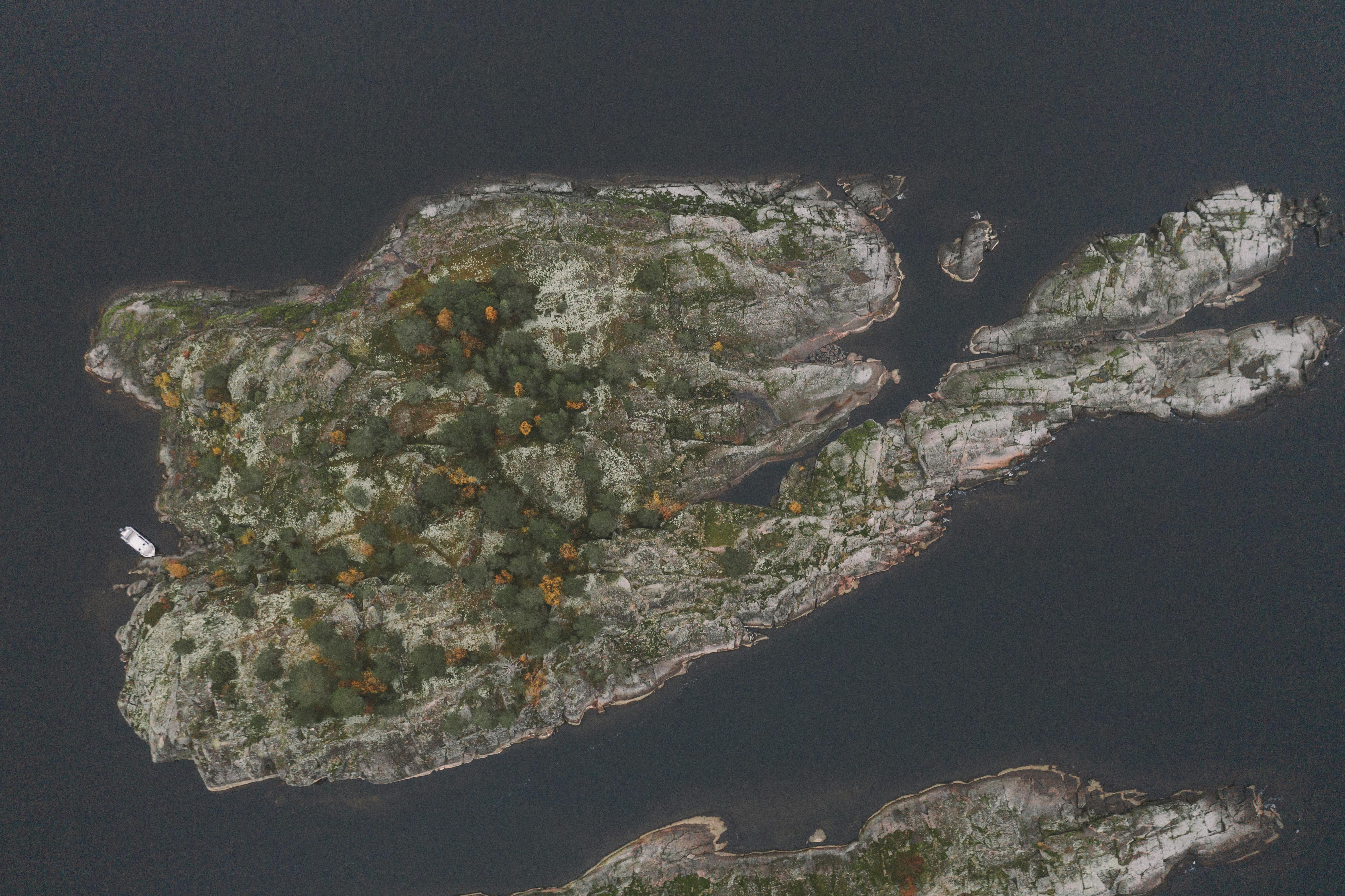 Aerial View of an Island · Free Stock Photo