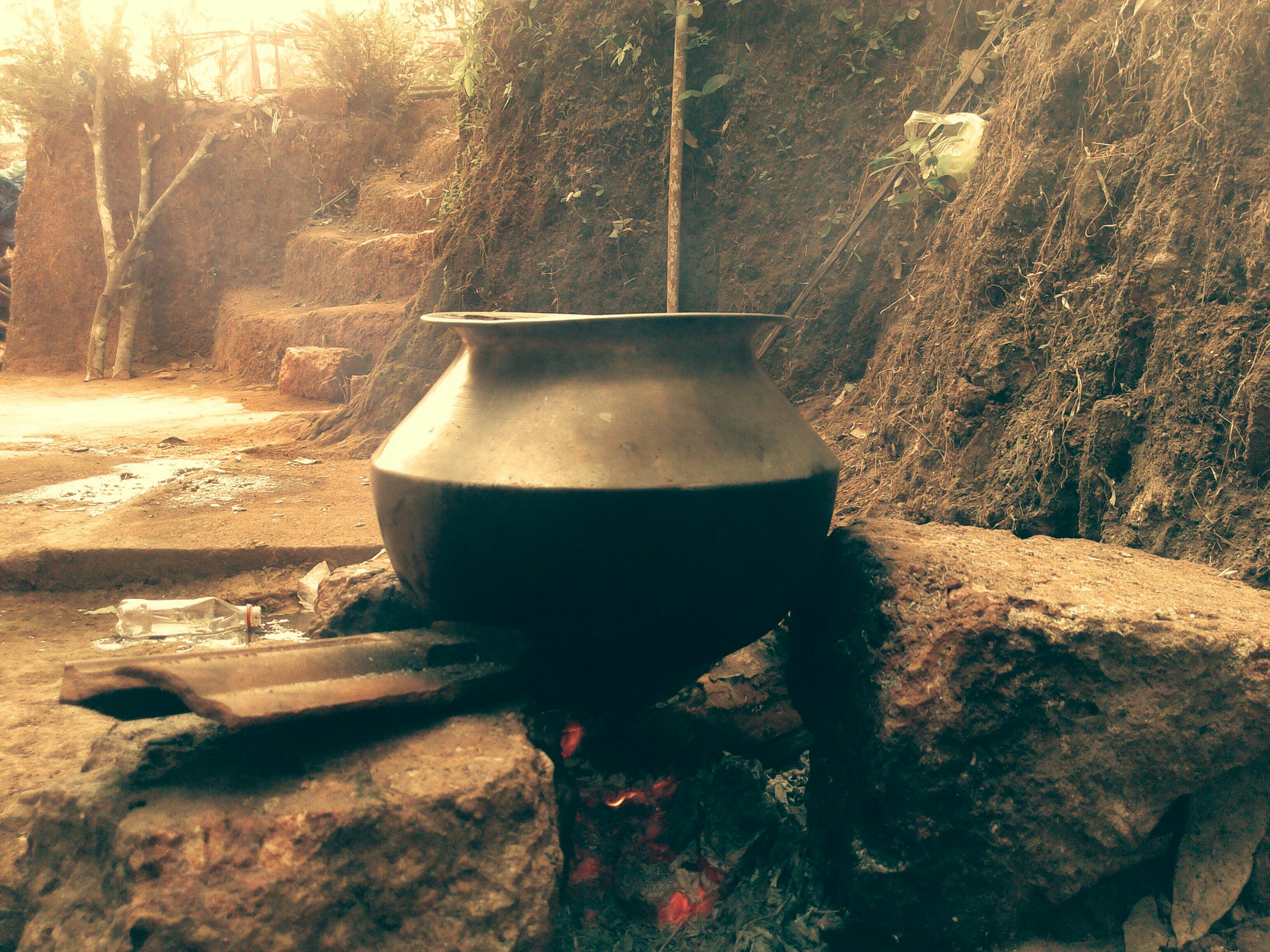Free stock photo of cooking pot, indian village, village