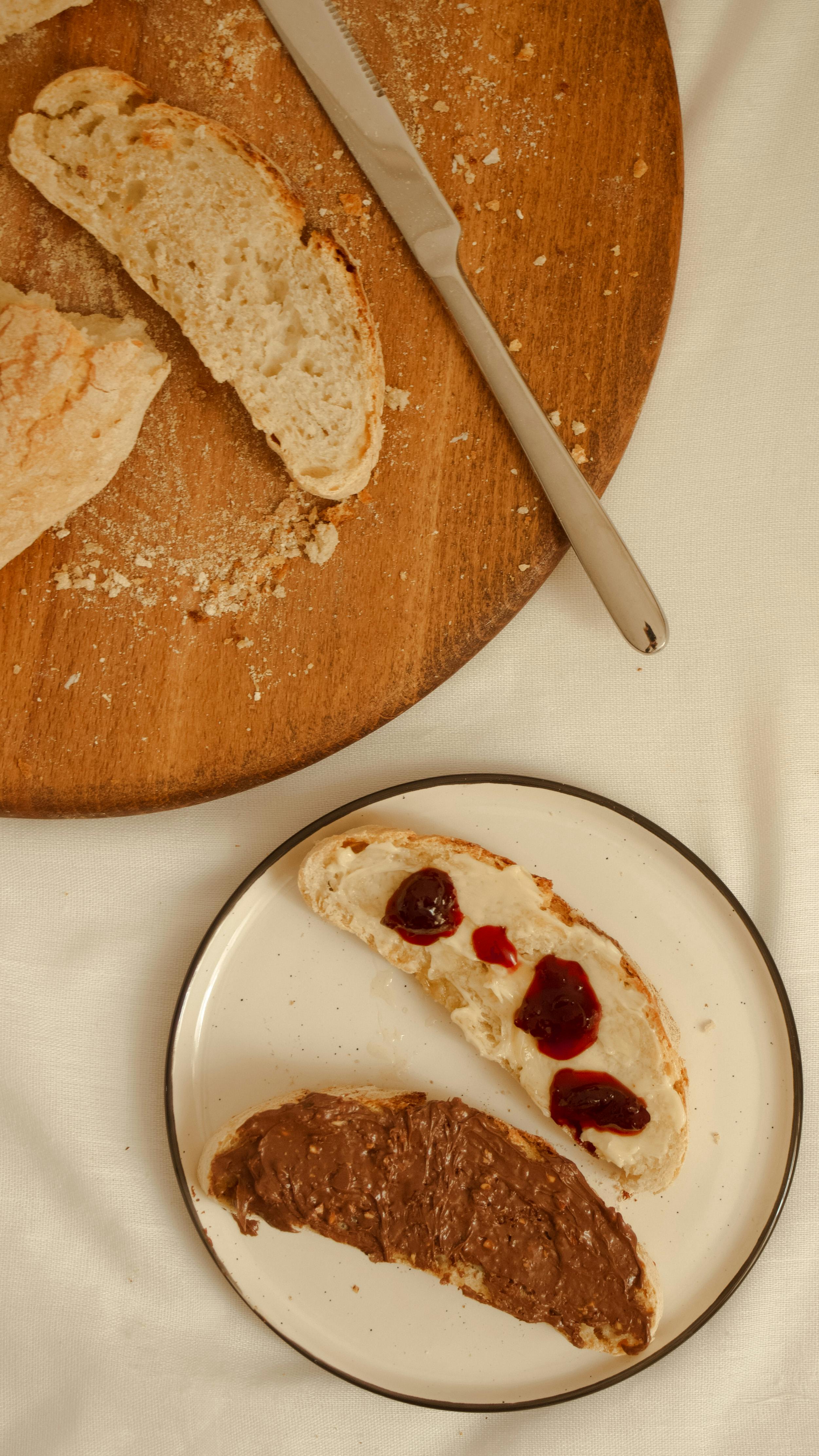 Aerial View of Loaf Breads · Free Stock Photo