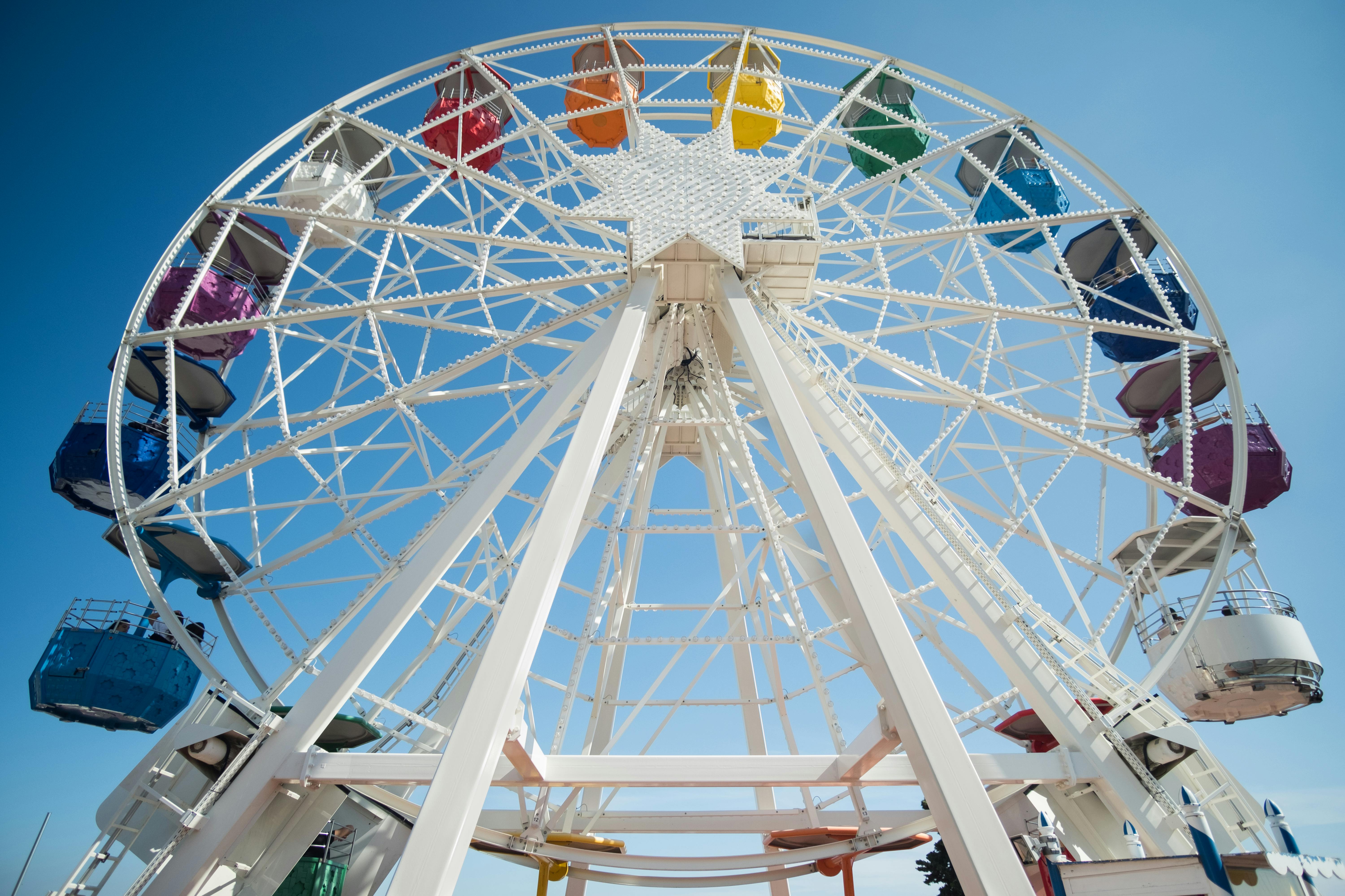 Close up Photograph of Ferris Wheel · Free Stock Photo