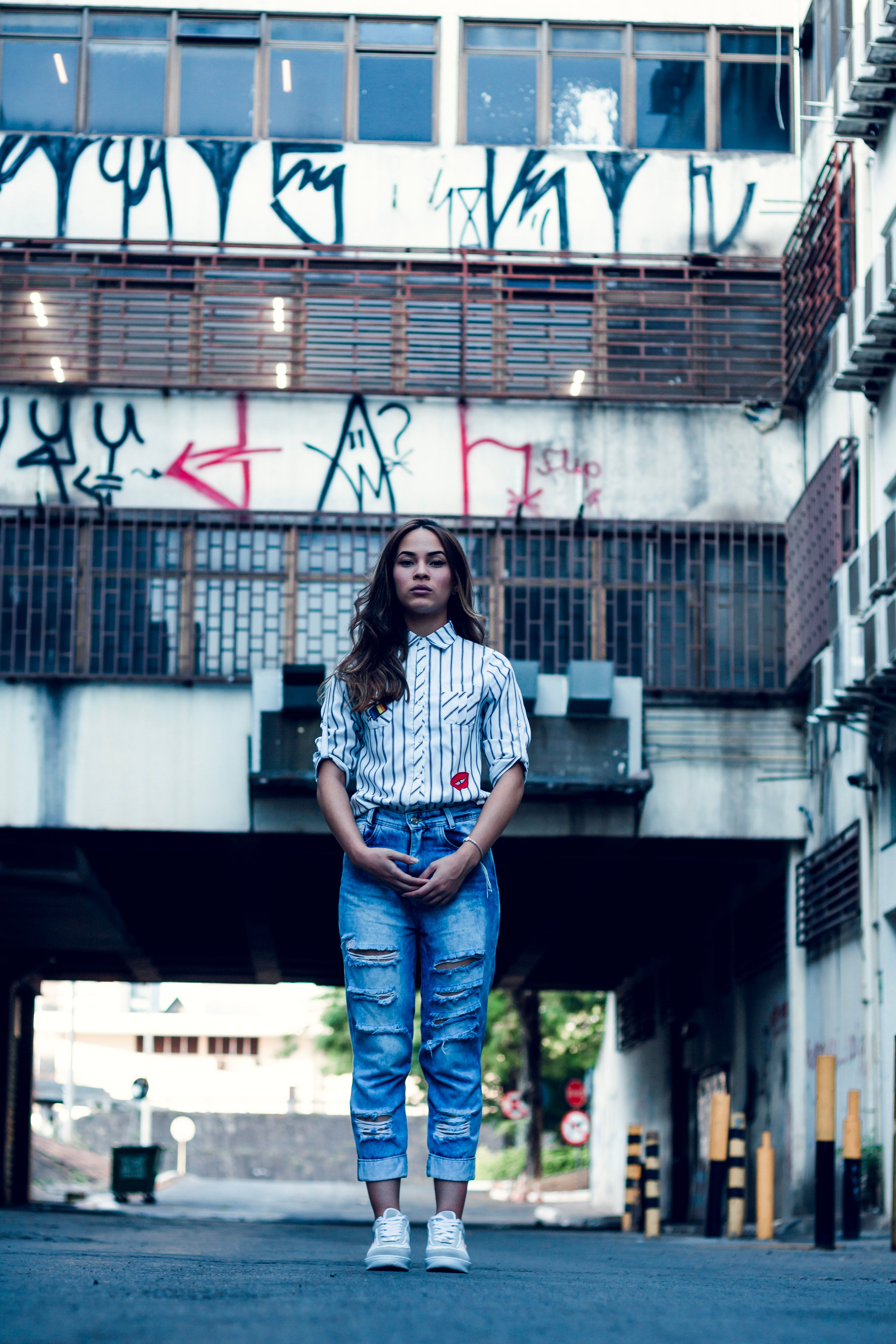 High Angle Shot of Edgy Women · Free Stock Photo