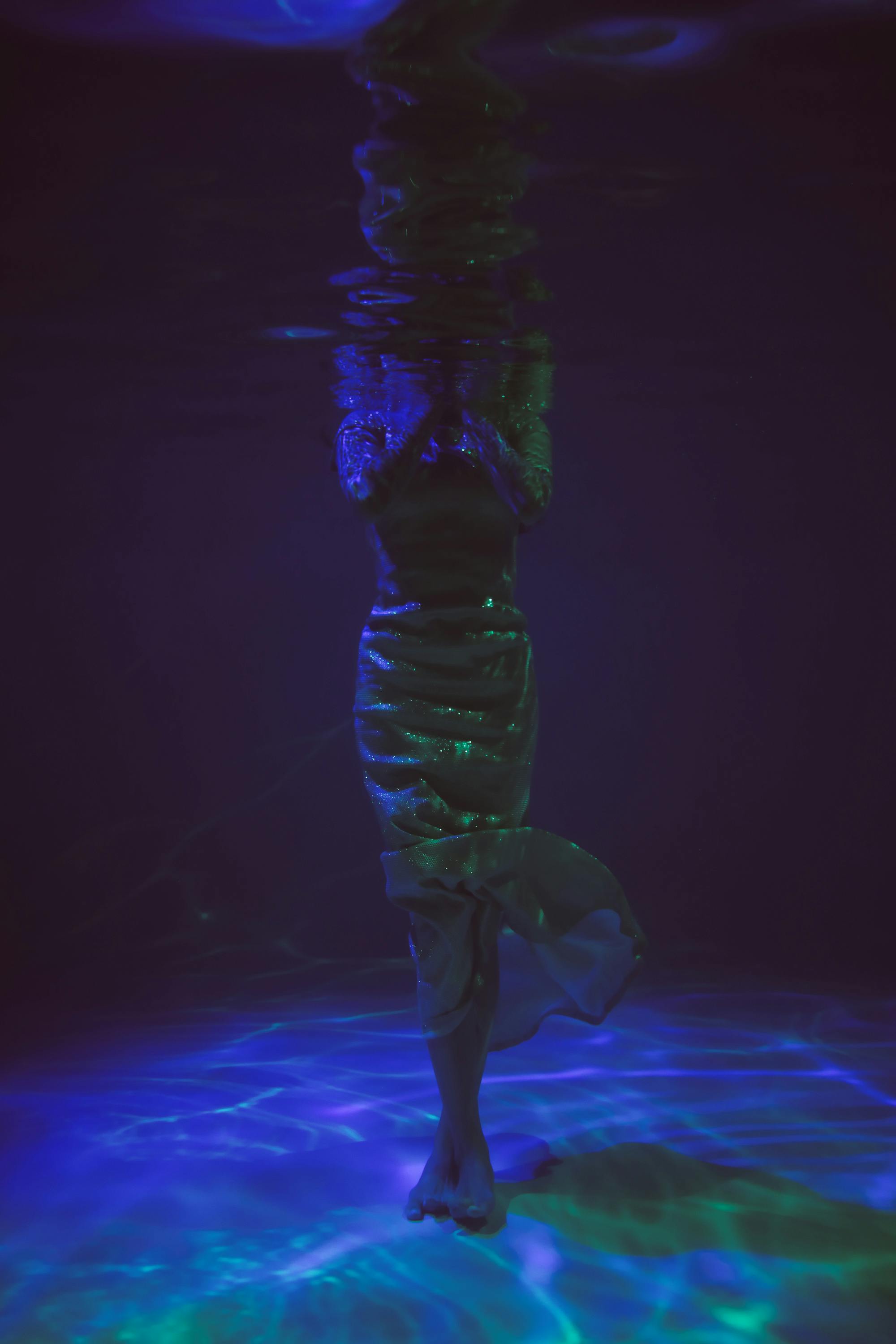 Person's Body Underwater · Free Stock Photo