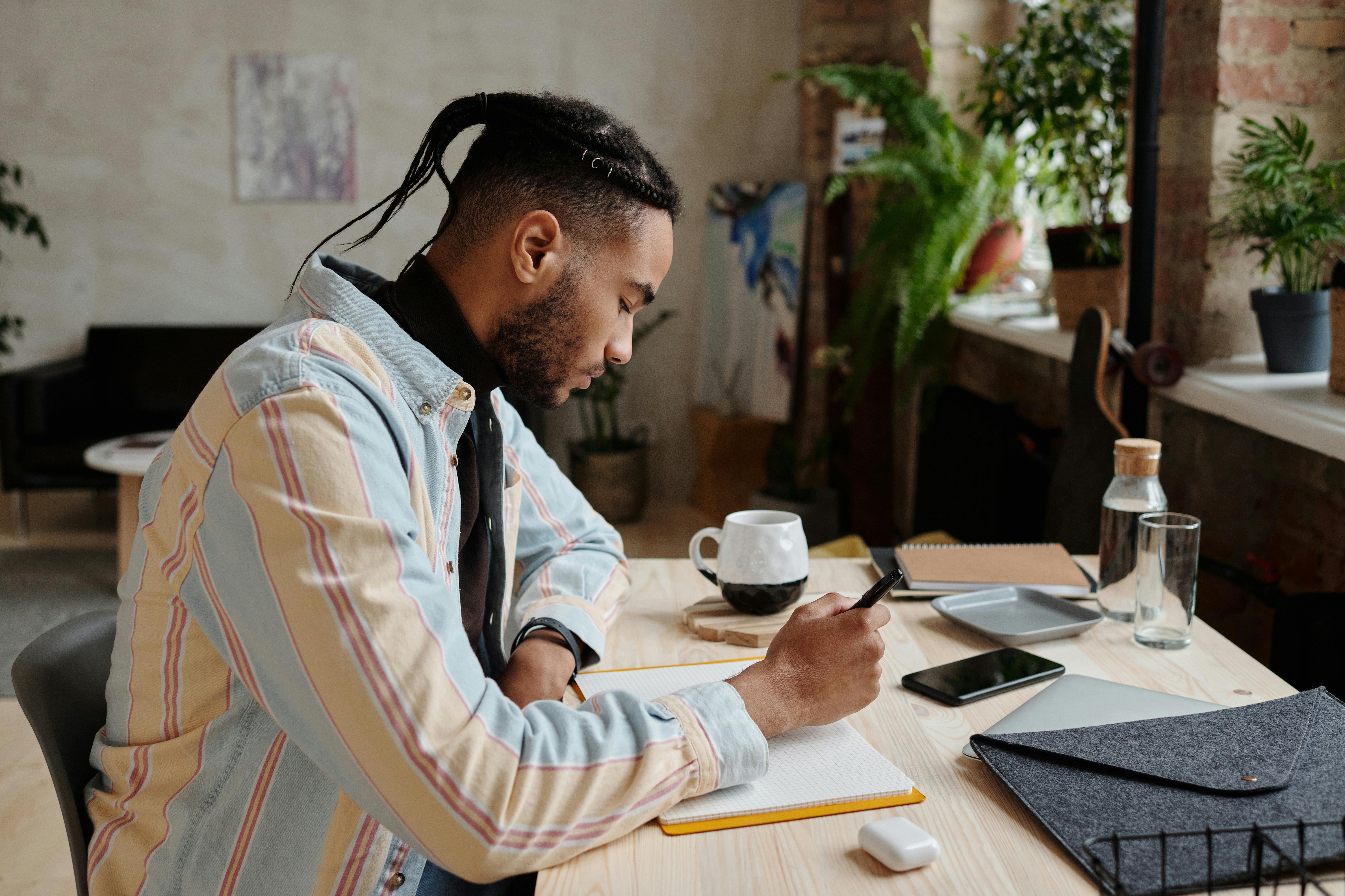 A man reading Indoor · Free Stock Photo
