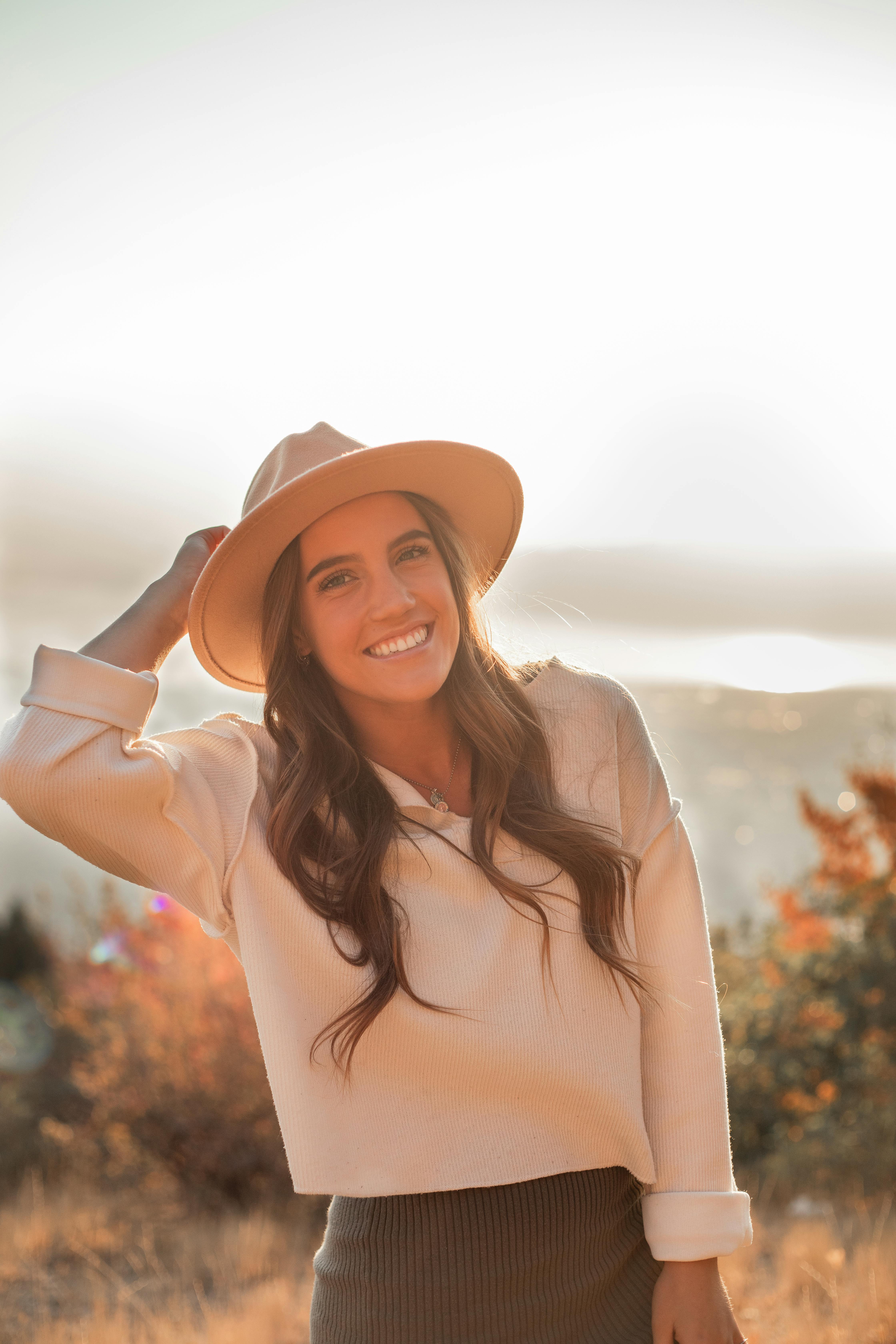 Photo of Woman wearing Fedora · Free Stock Photo