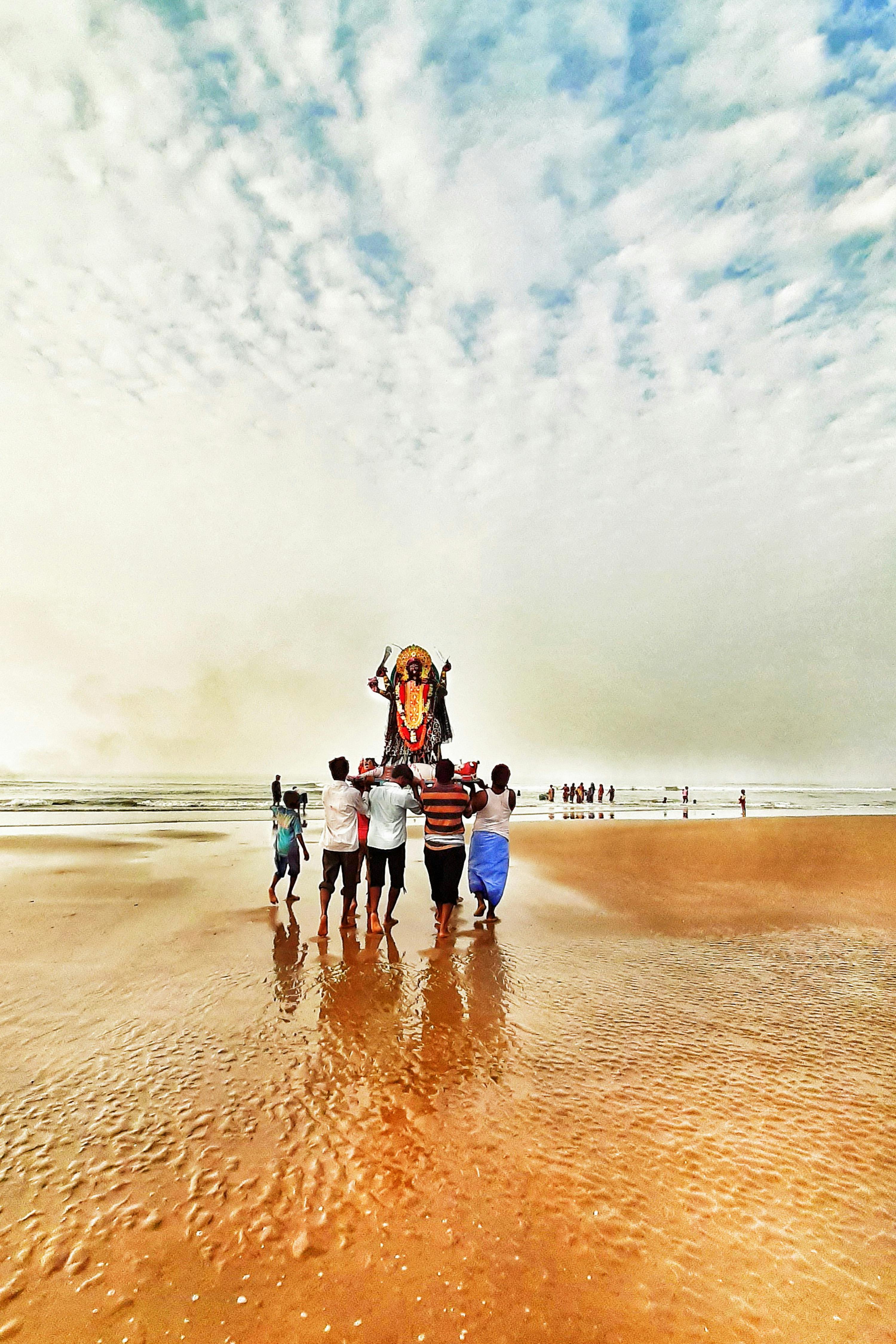 Traditional Religious Ceremony on Beach · Free Stock Photo