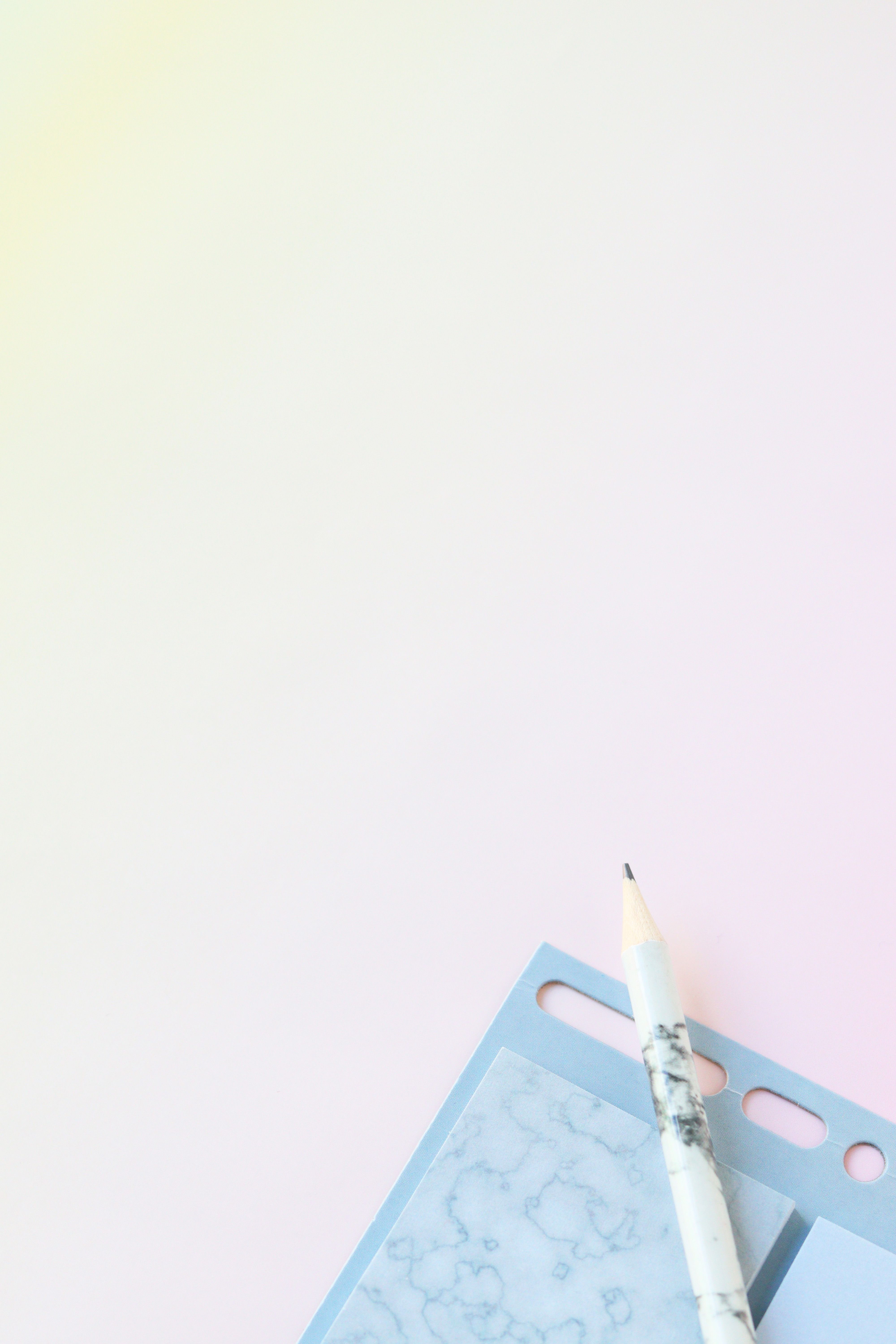Pencil on Notebook · Free Stock Photo