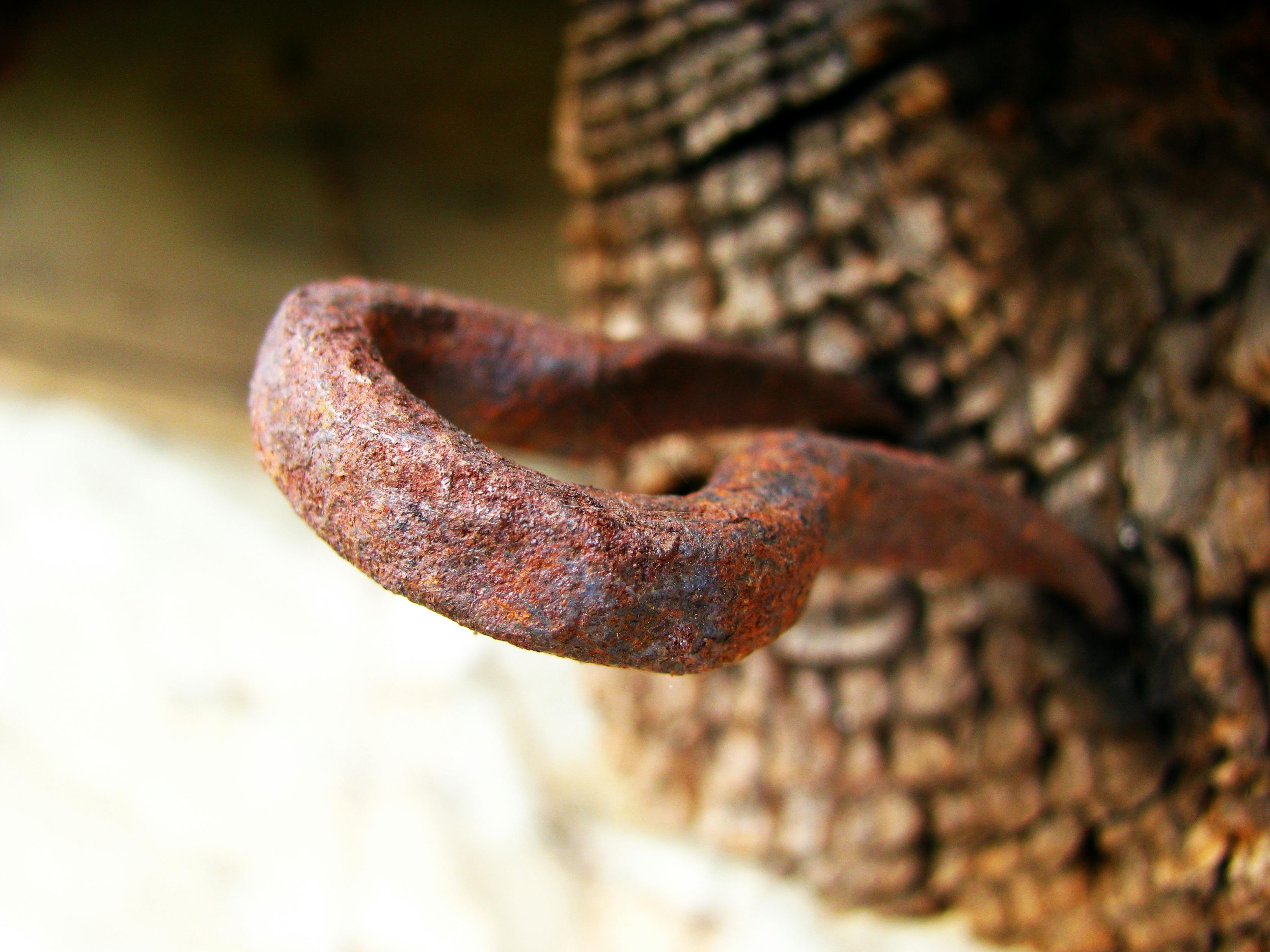 Free stock photo of iron, rust, wood
