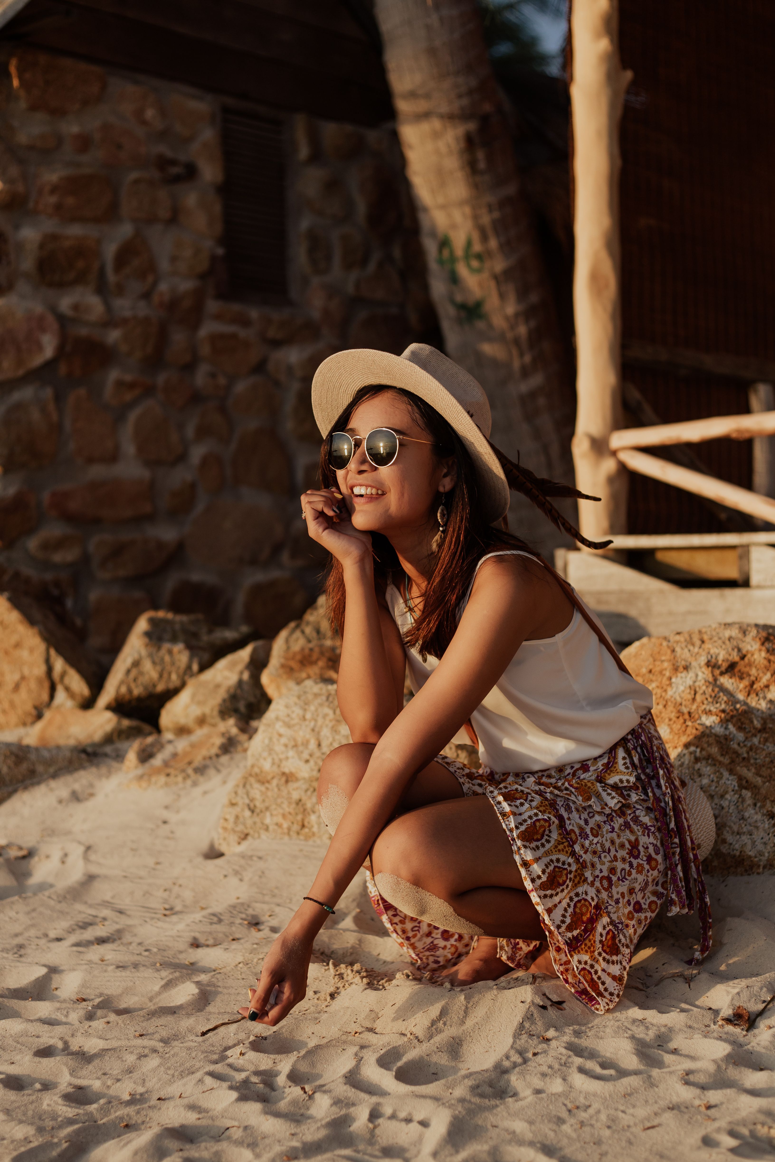Beautiful Woman in Summer Attire · Free Stock Photo