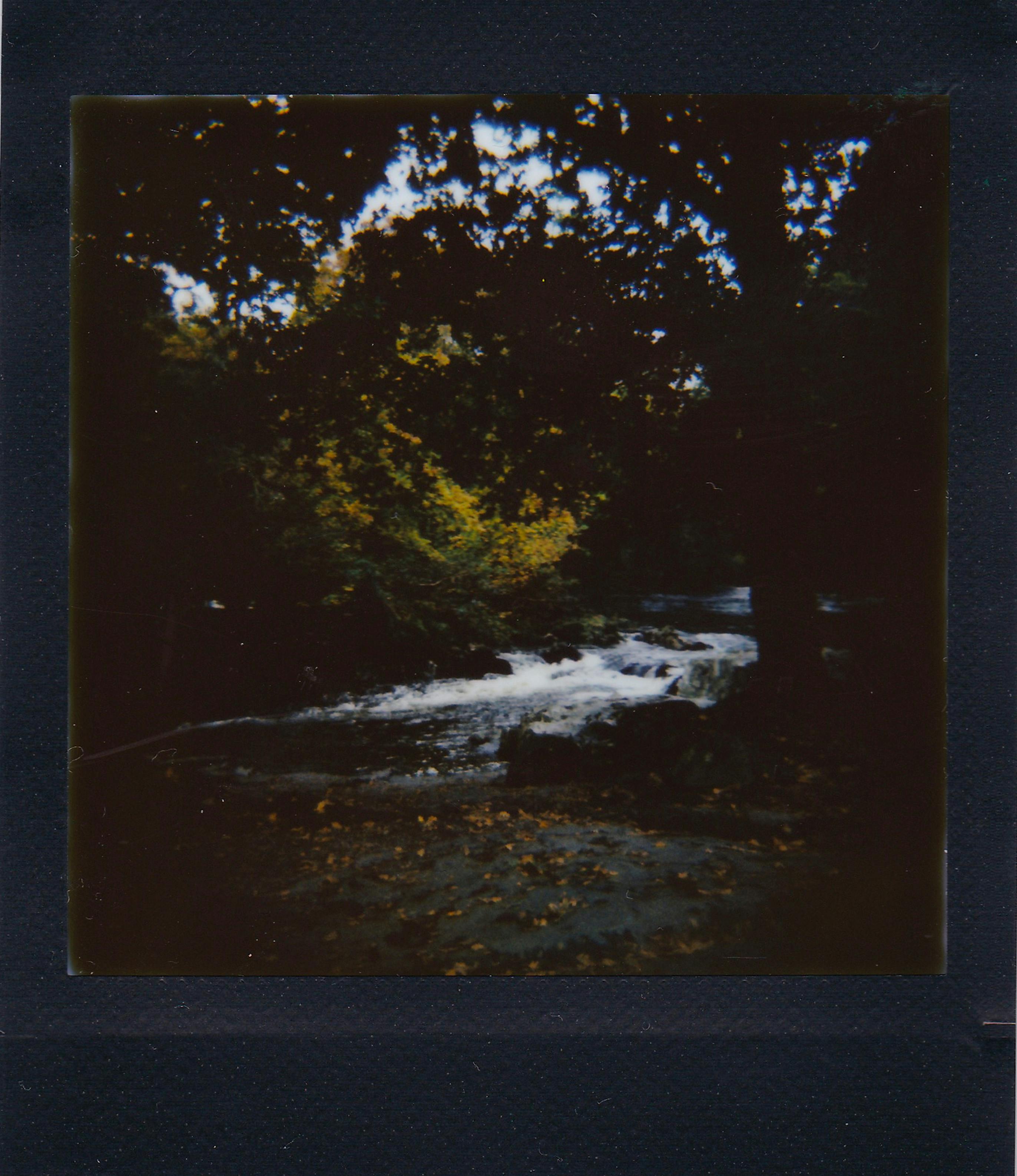 Abstract Polaroid Photo in Shades of Blue · Free Stock Photo