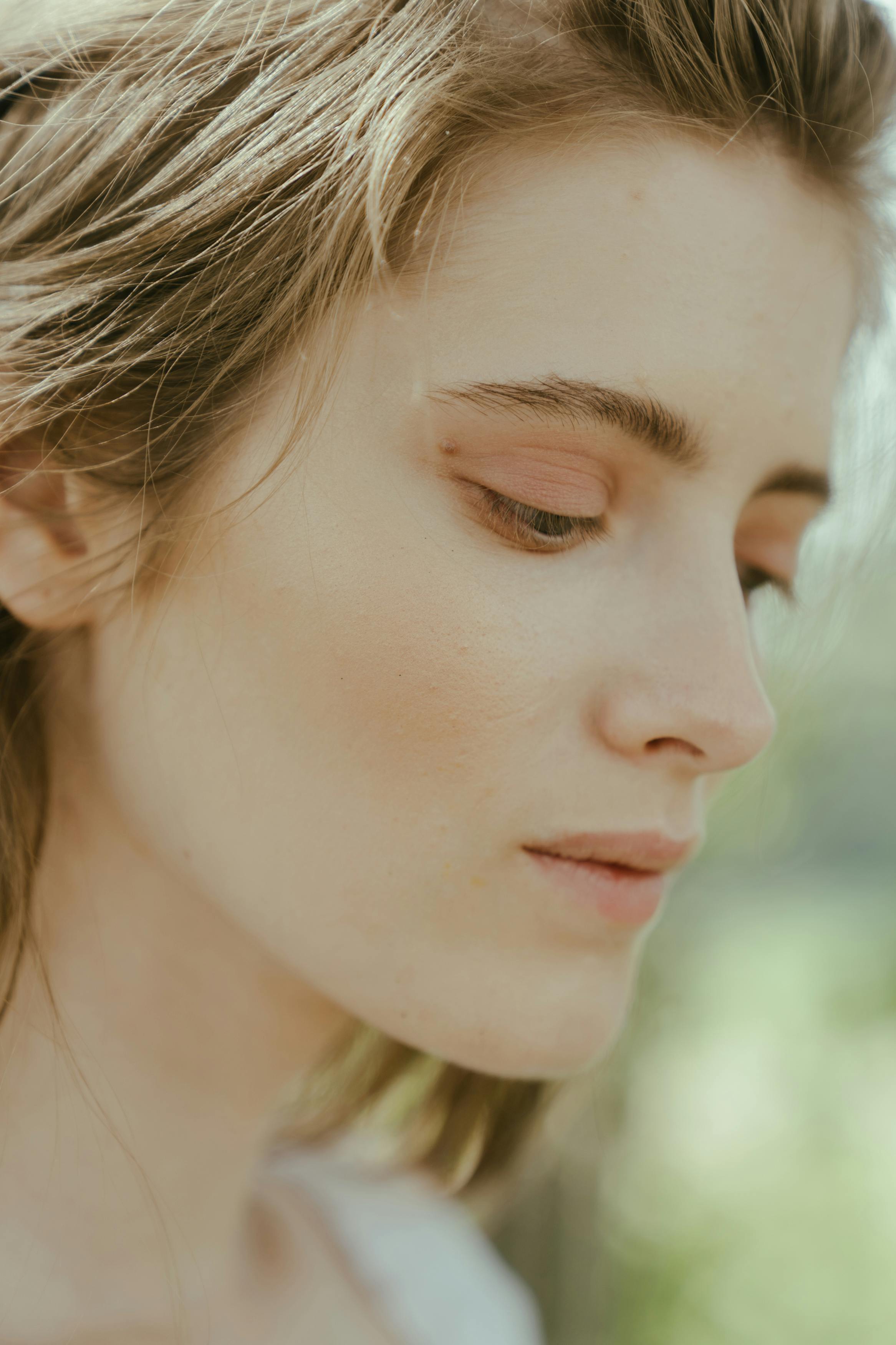 Side View Close Up Photo of Woman's Face · Free Stock Photo