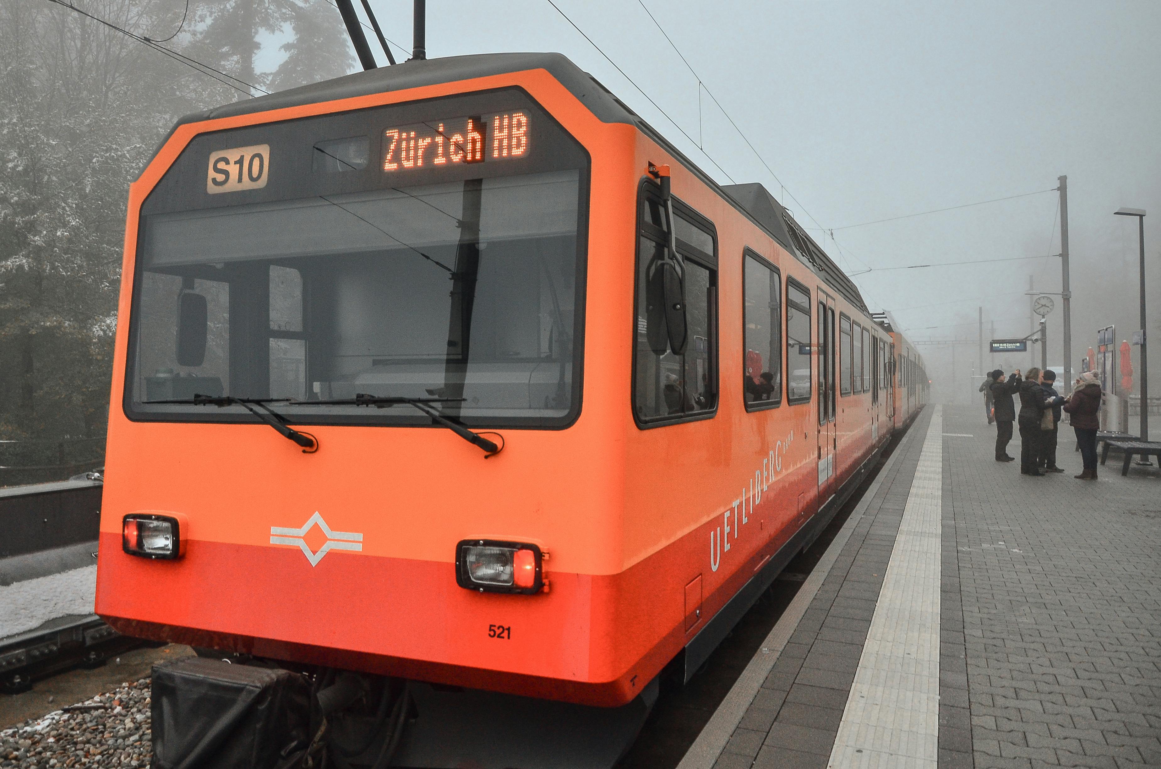 Photo of Two Red Trains · Free Stock Photo