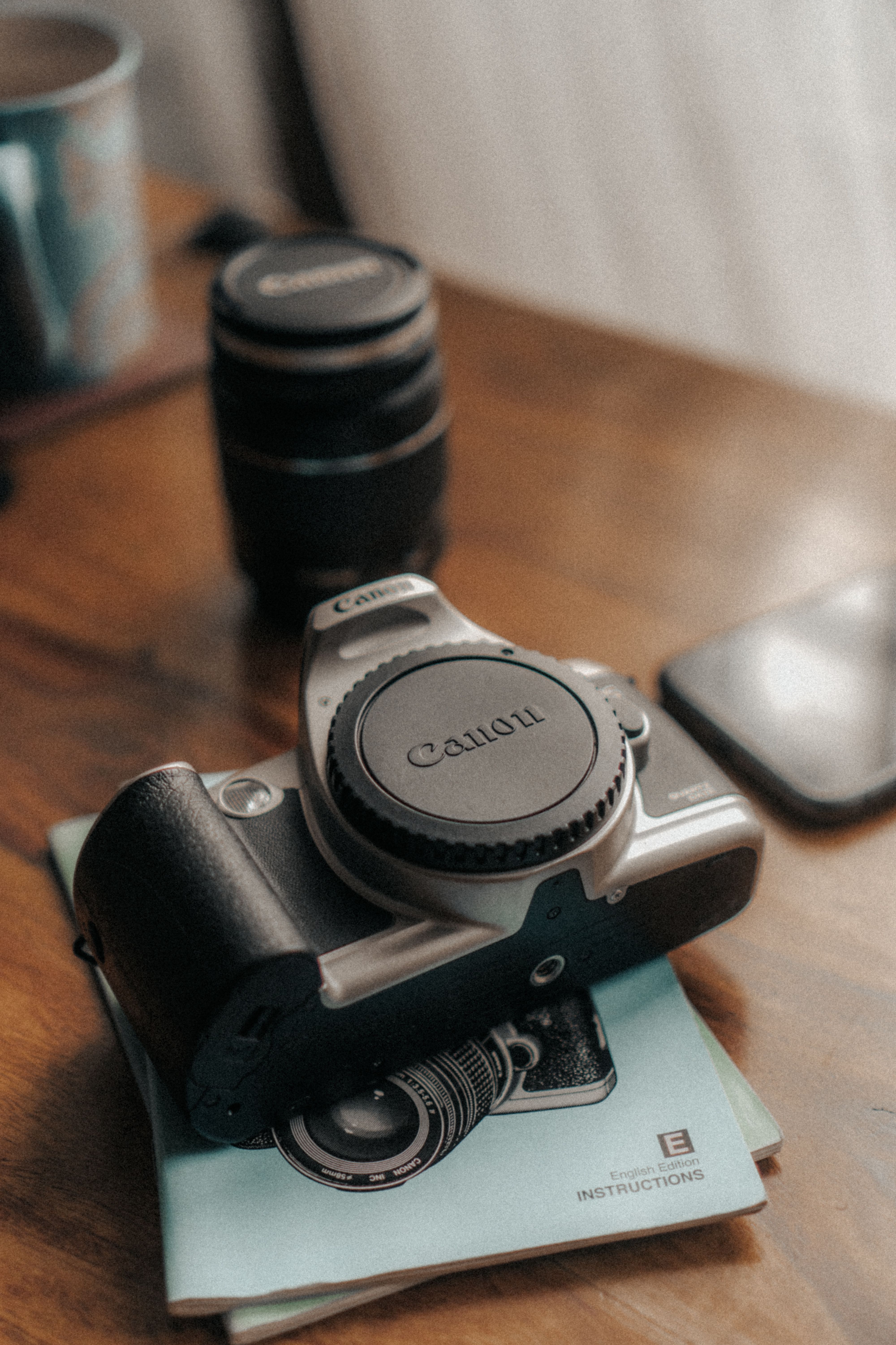 Black Camera in Close Up Shot · Free Stock Photo