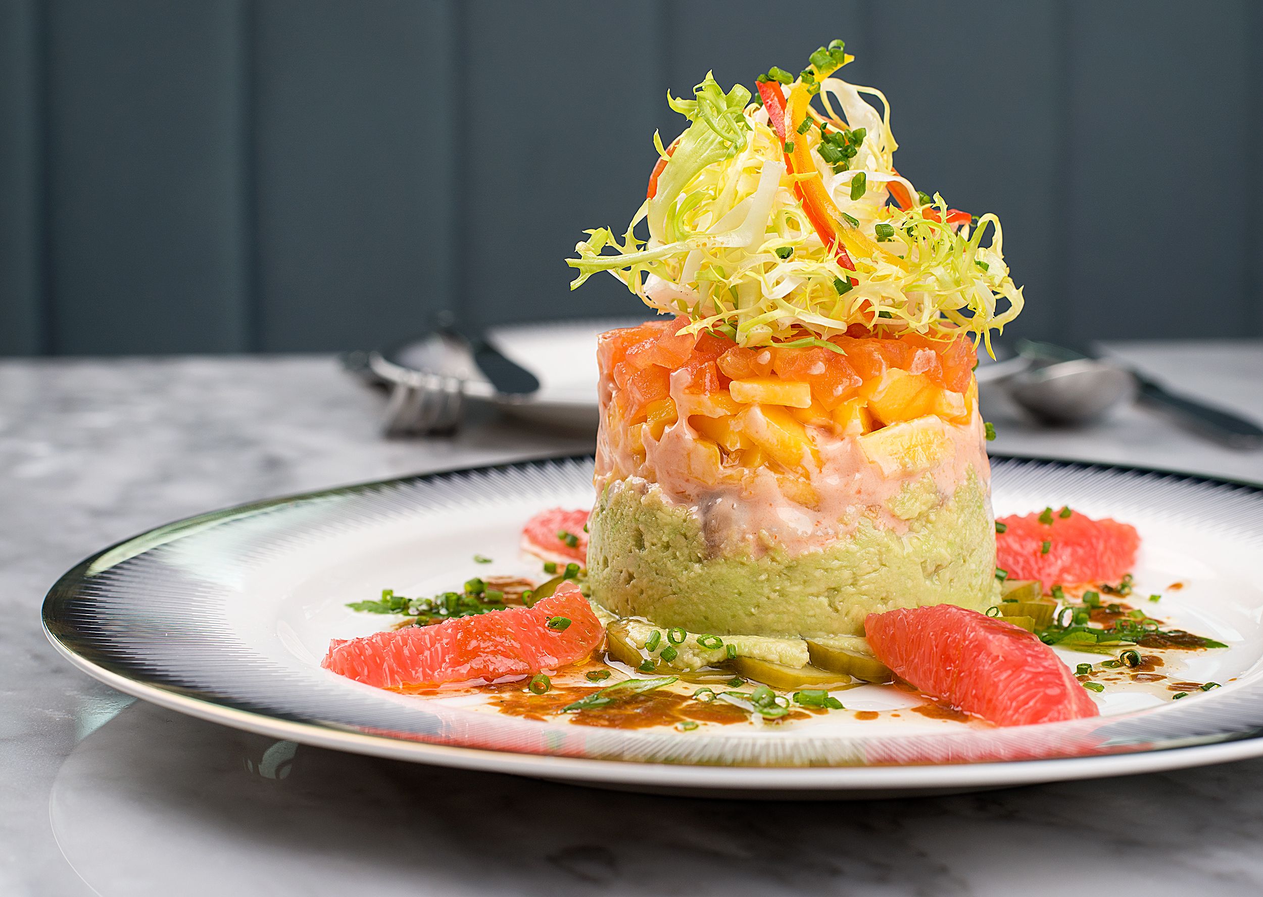 Close-up of Food on Plate on Table · Free Stock Photo