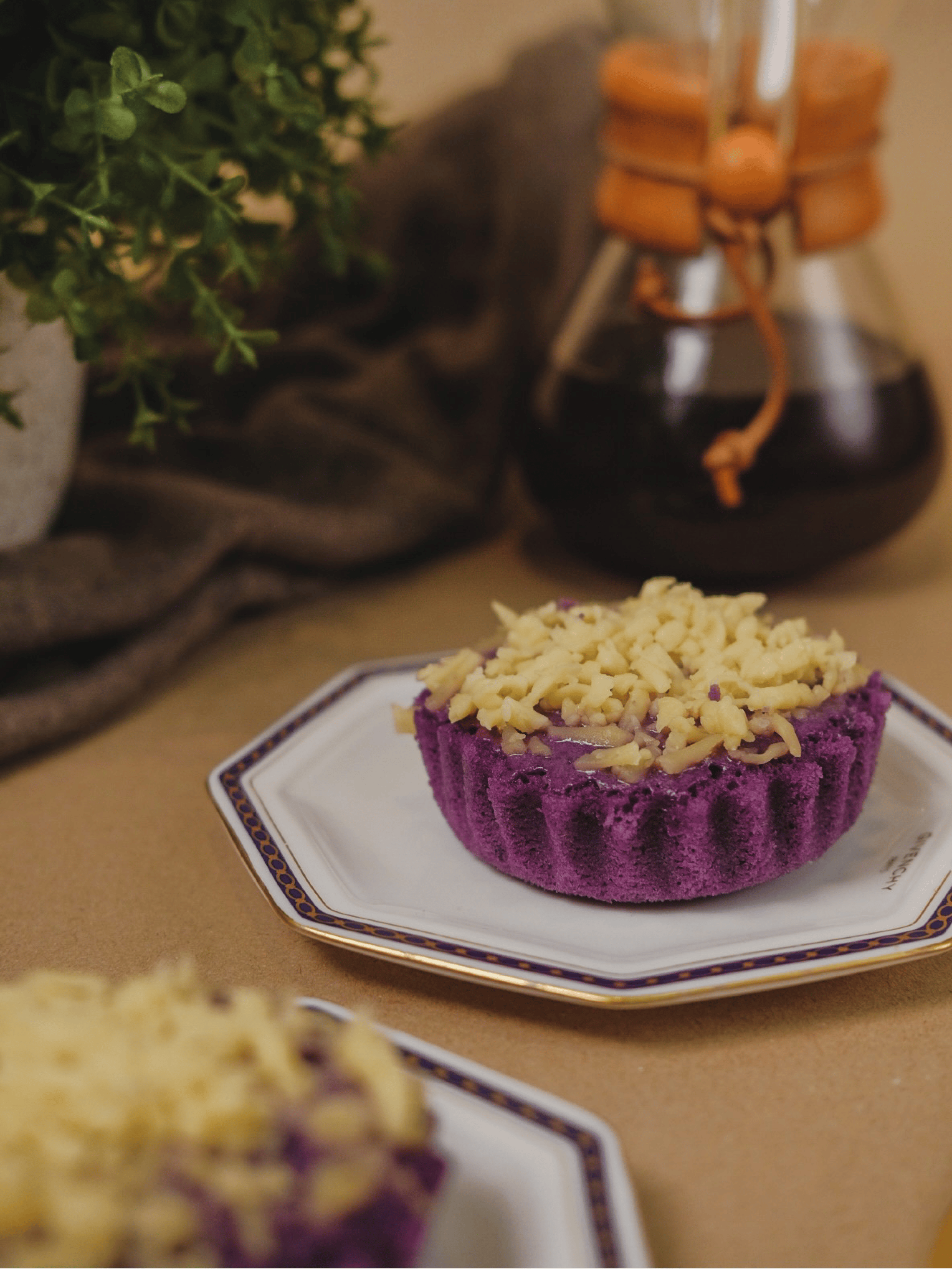 Ube Mamon with Cheese · Free Stock Photo