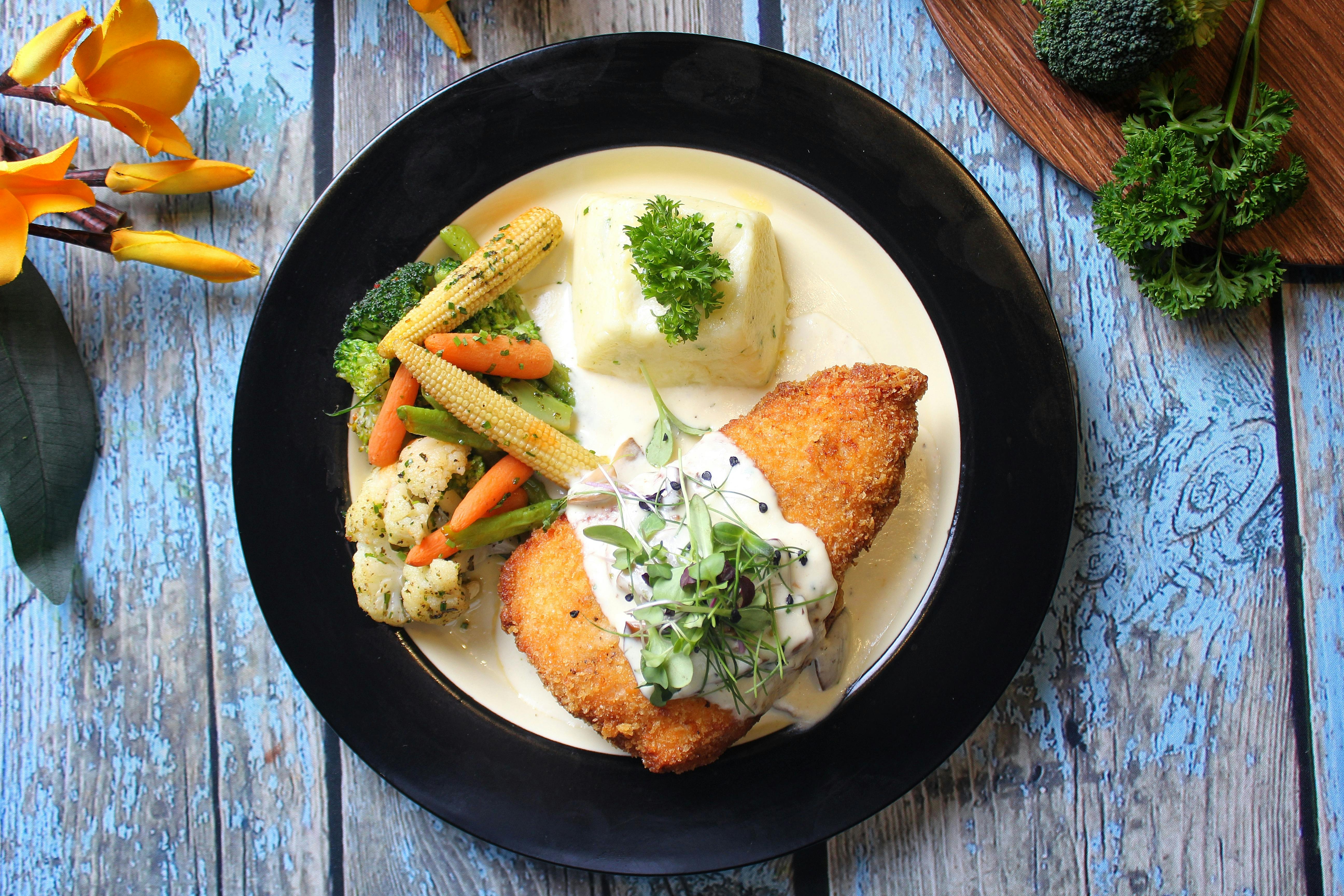 Cooked Food on a Plate · Free Stock Photo