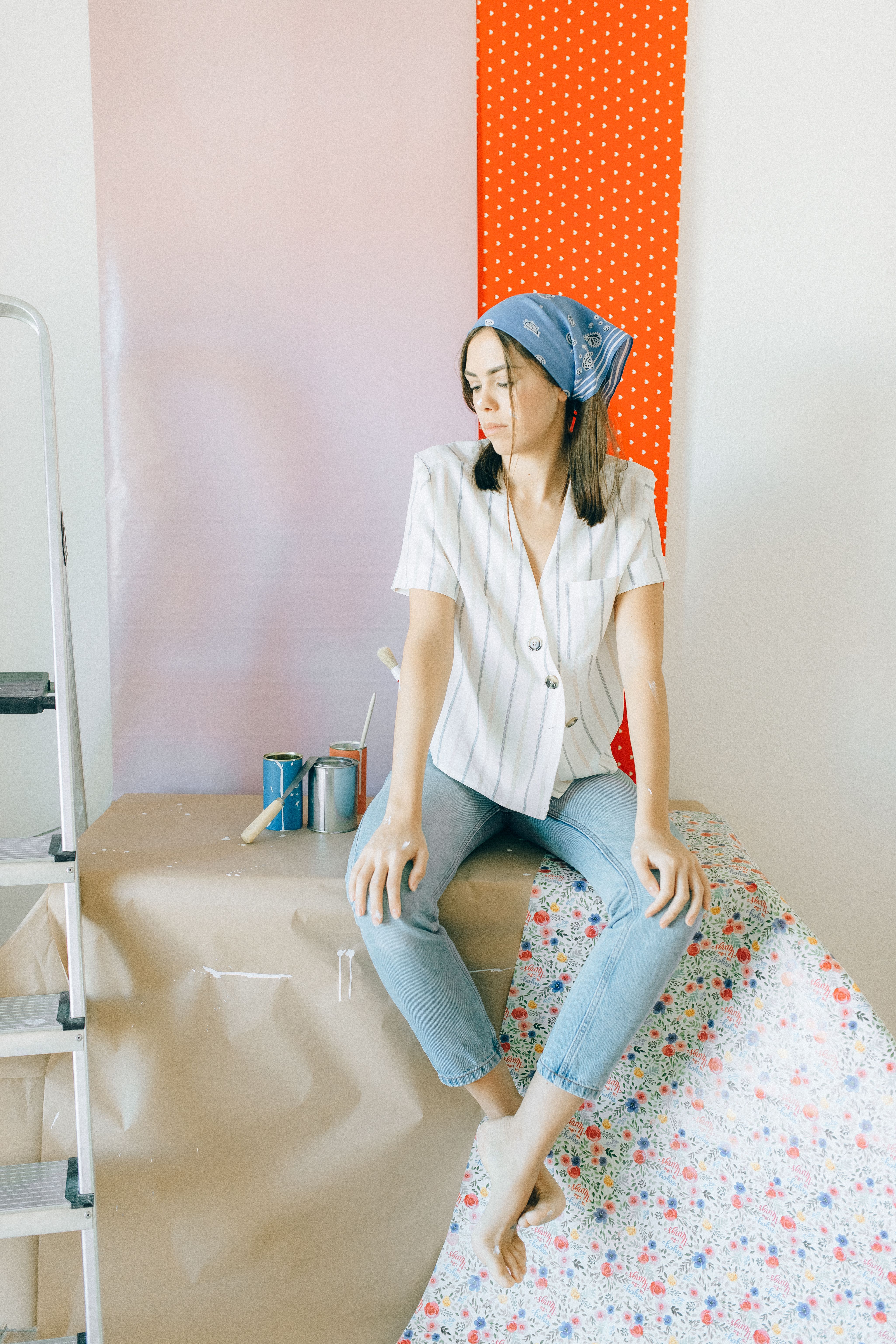 Woman Renovating Her Home · Free Stock Photo