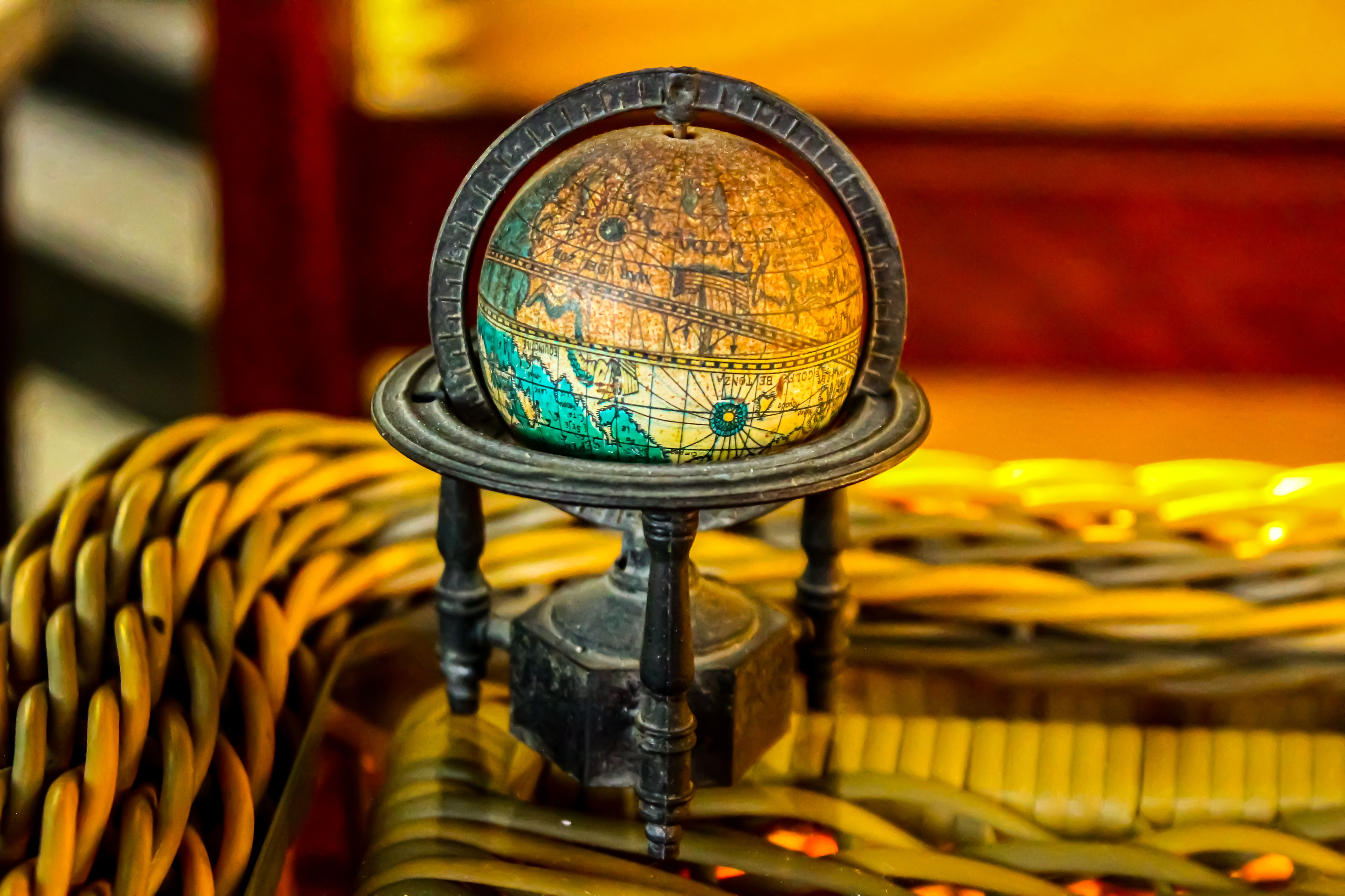 Close-up Photo of a Globe · Free Stock Photo