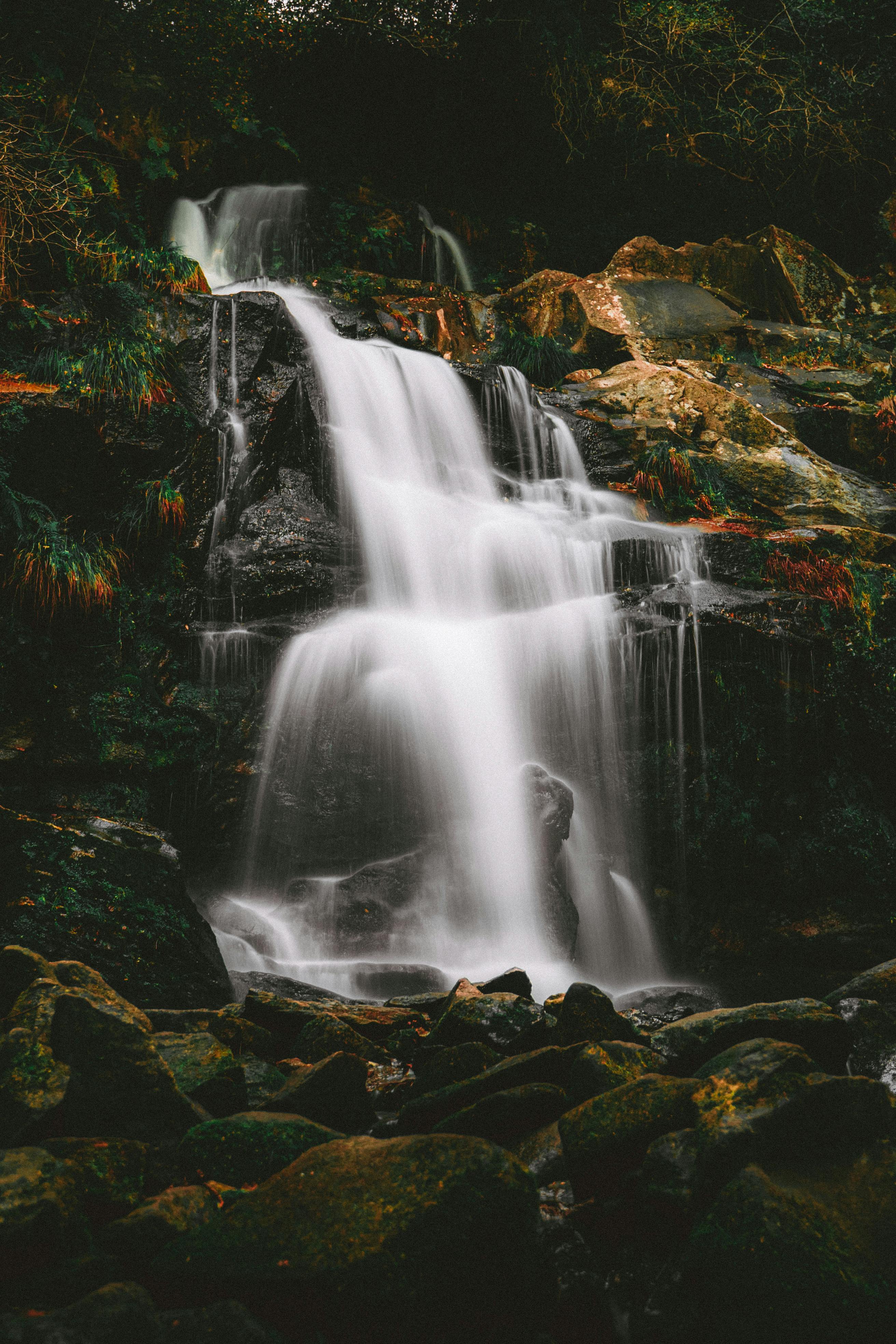 Time-lapse Photography Of Waterfalls · Free Stock Photo