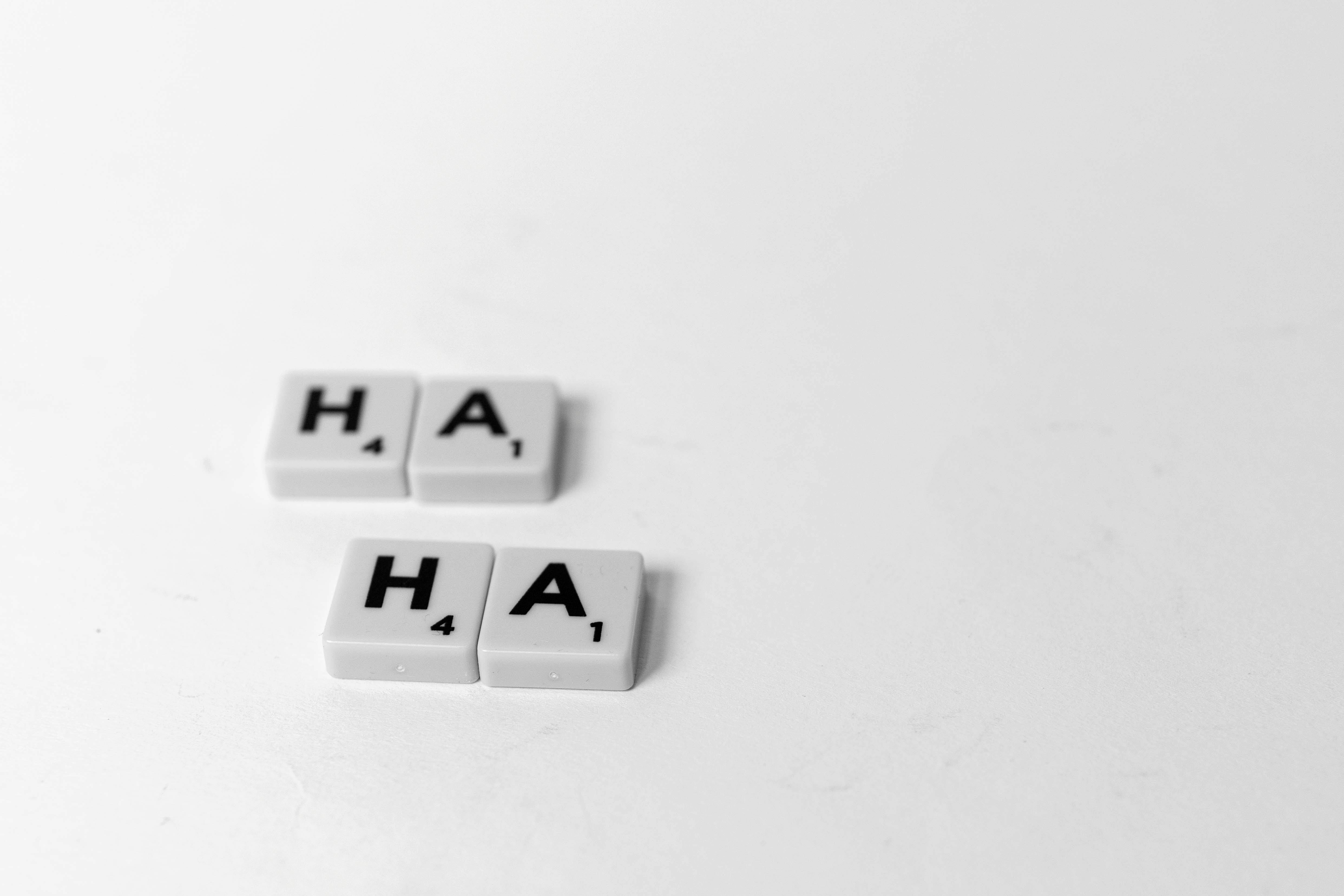 White and Black Scrabble Tiles · Free Stock Photo