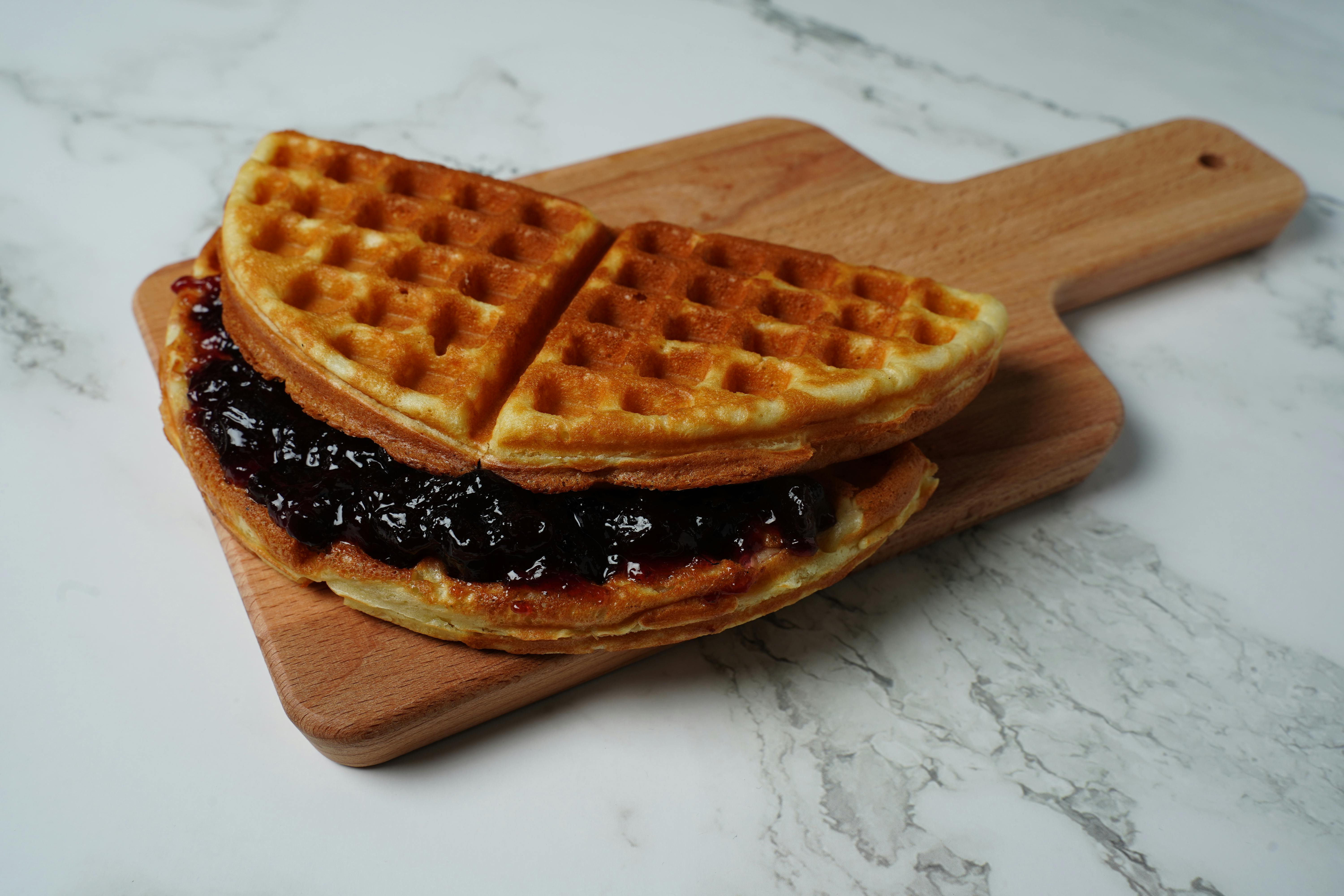 Waffles with Jam · Free Stock Photo