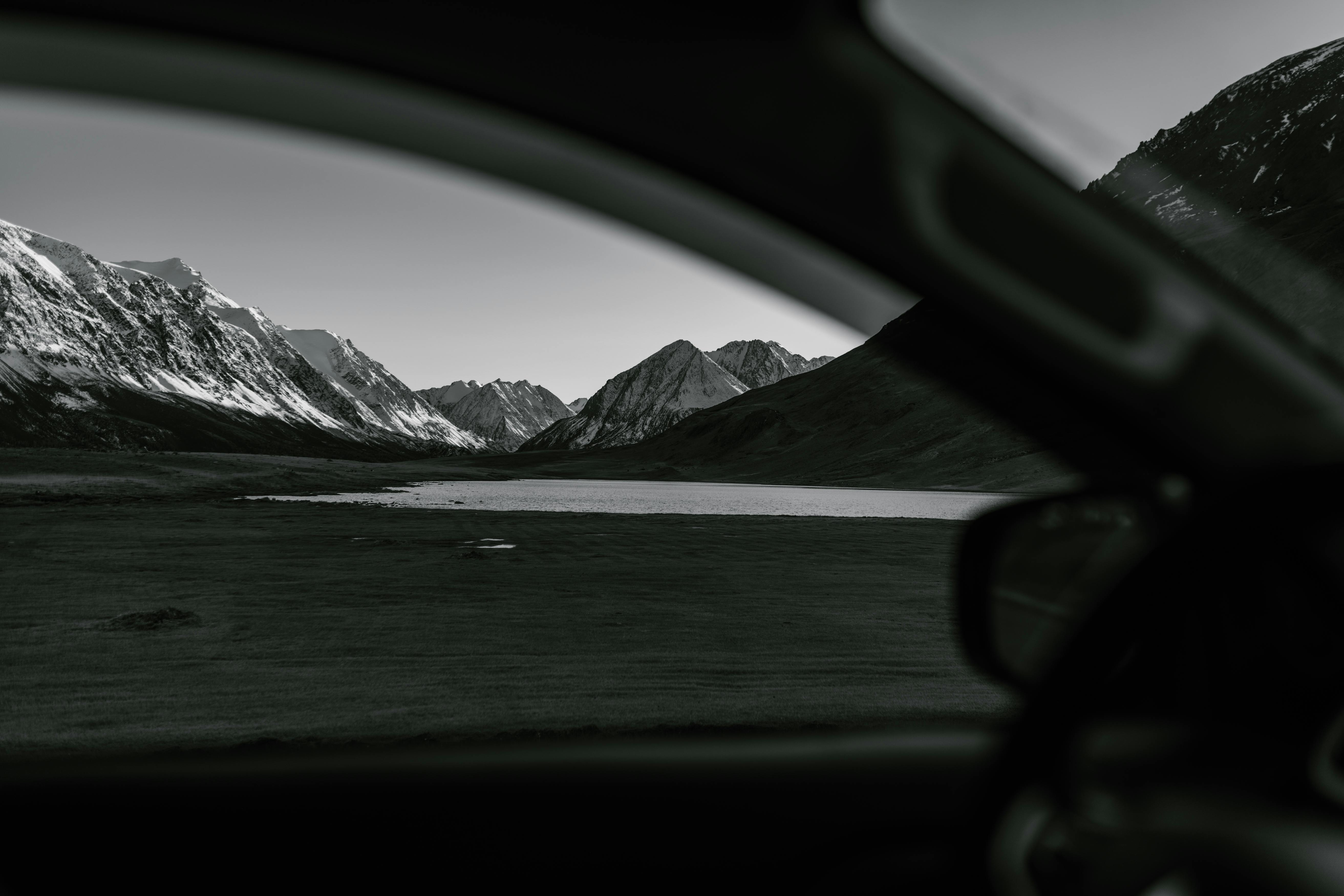 View of a Landscape from a Car · Free Stock Photo