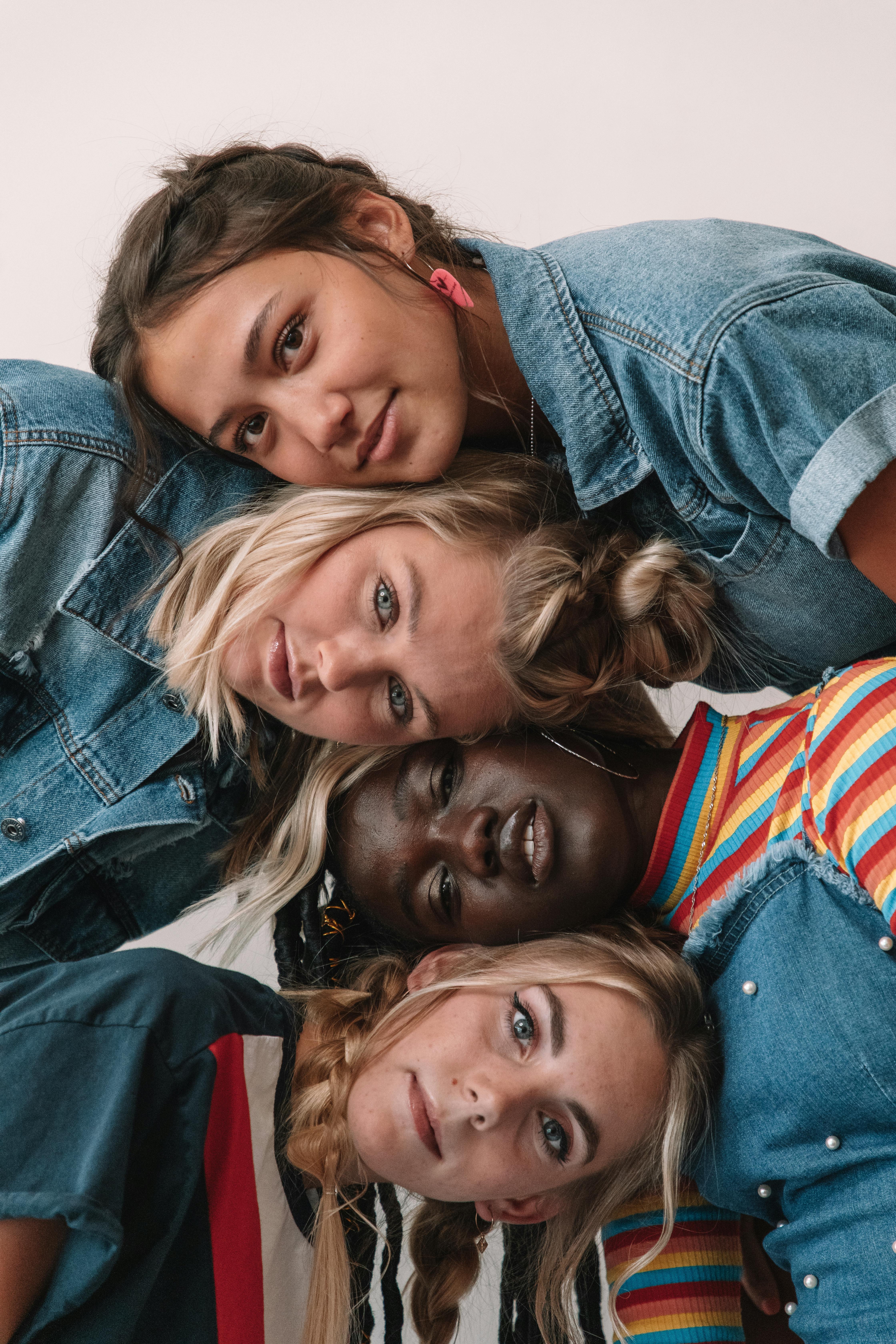 Women in Blue Denim Clothes · Free Stock Photo