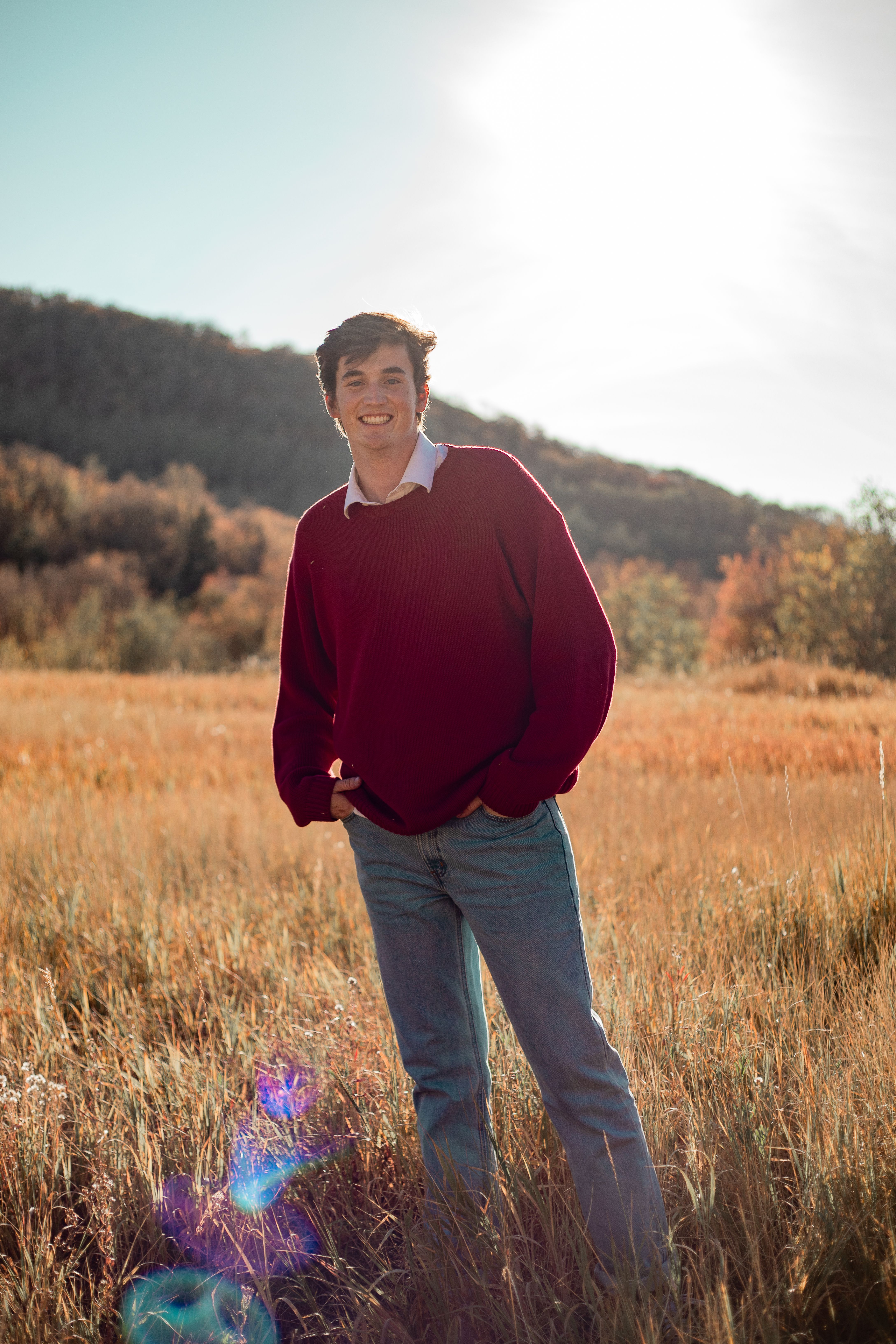 Man Wearing Red Sweater · Free Stock Photo