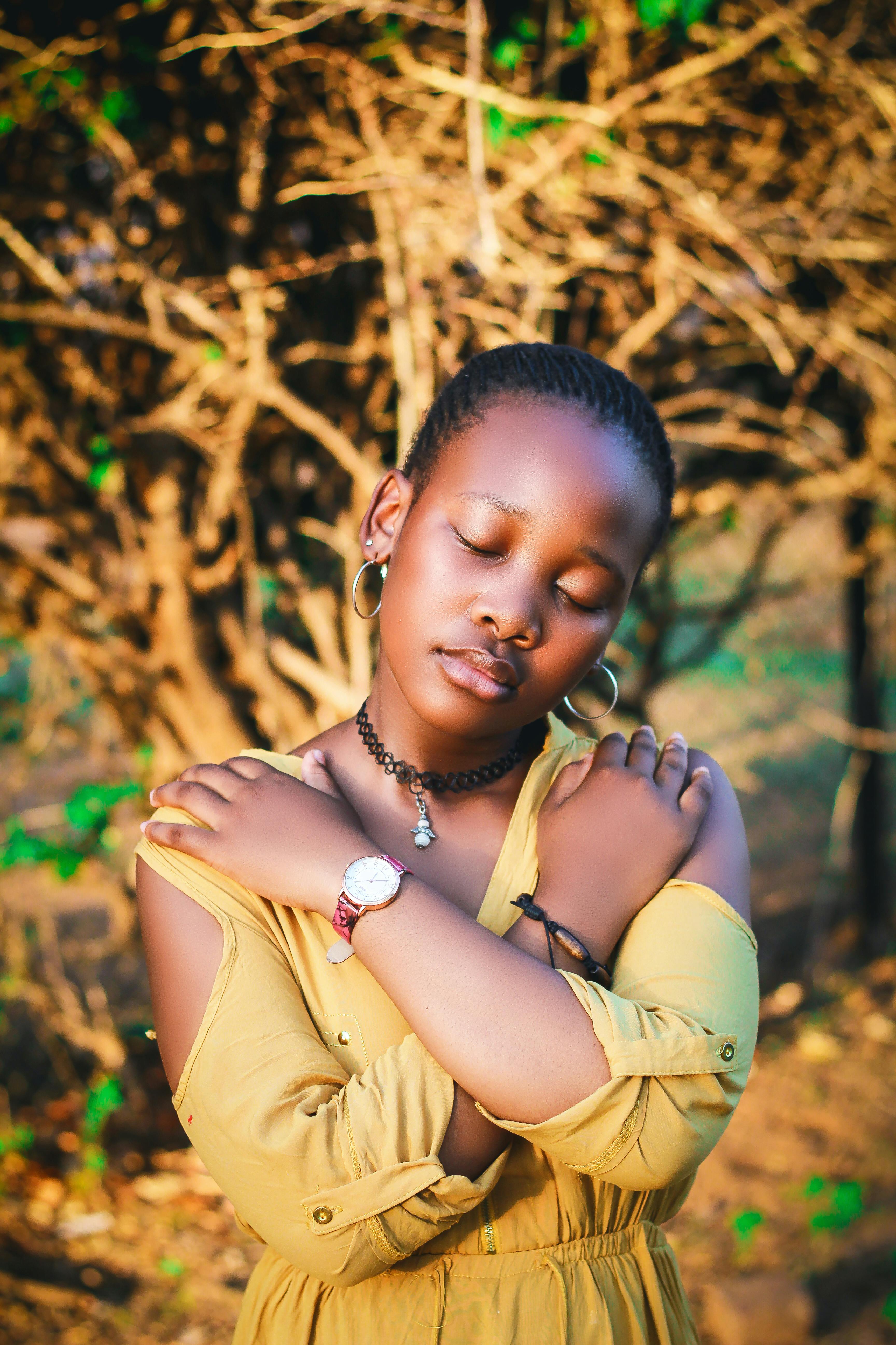 Woman Sitting and Posing on Throne · Free Stock Photo