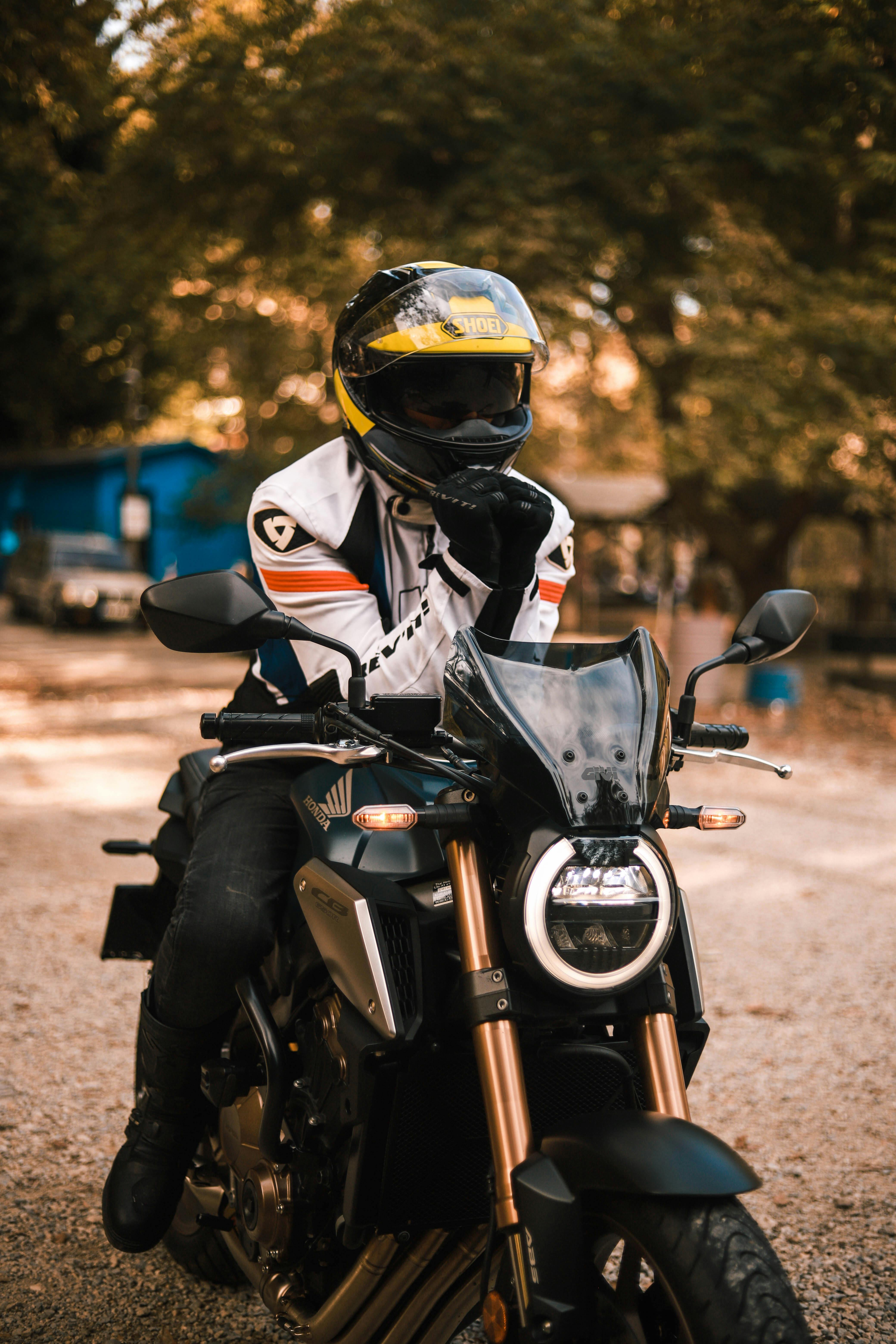 Person Riding a Motorcycle · Free Stock Photo