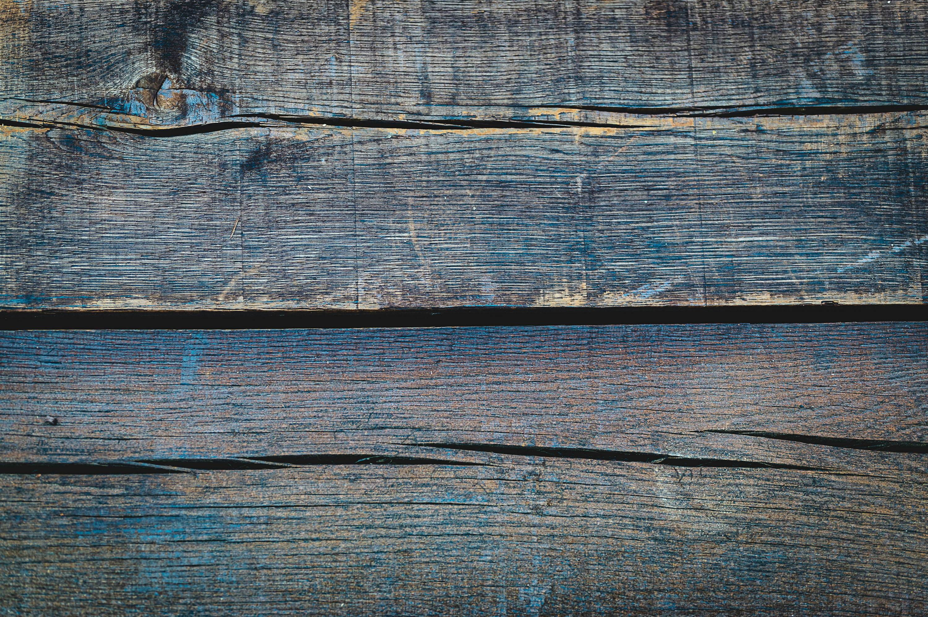 Cracks on Wood Planks · Free Stock Photo