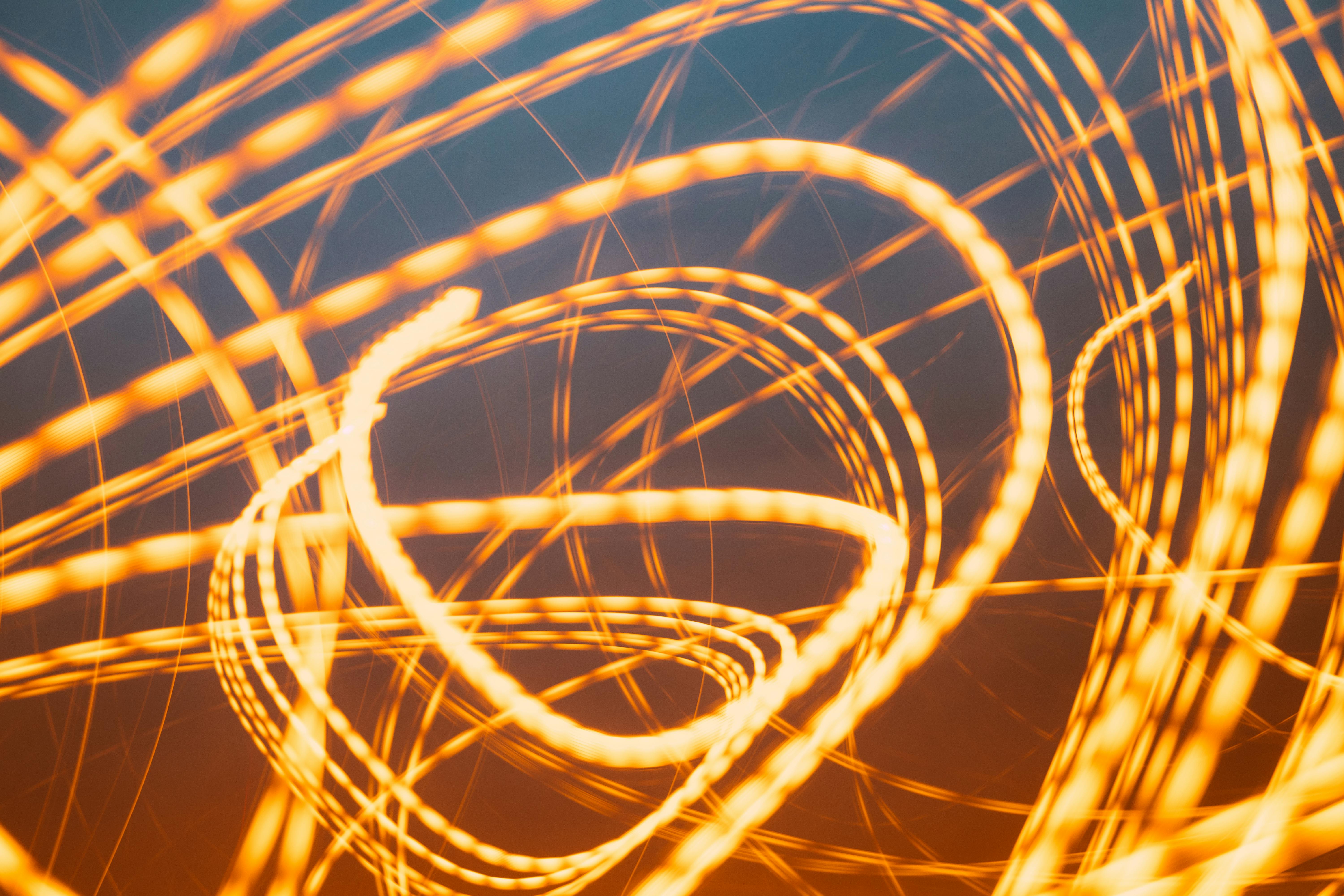 Bokeh Light Lines · Free Stock Photo