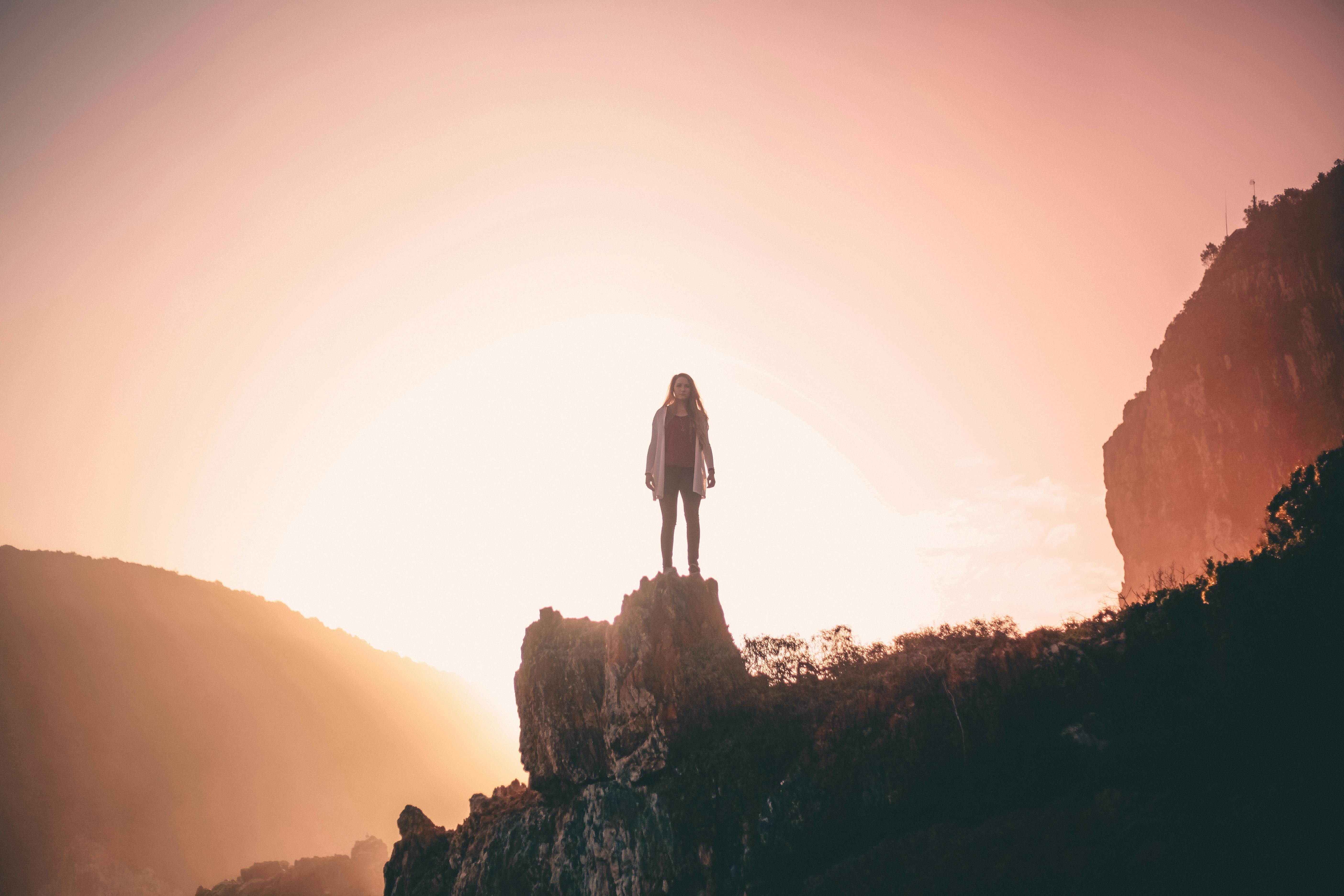 A Man Standing in the Himalayas · Free Stock Photo