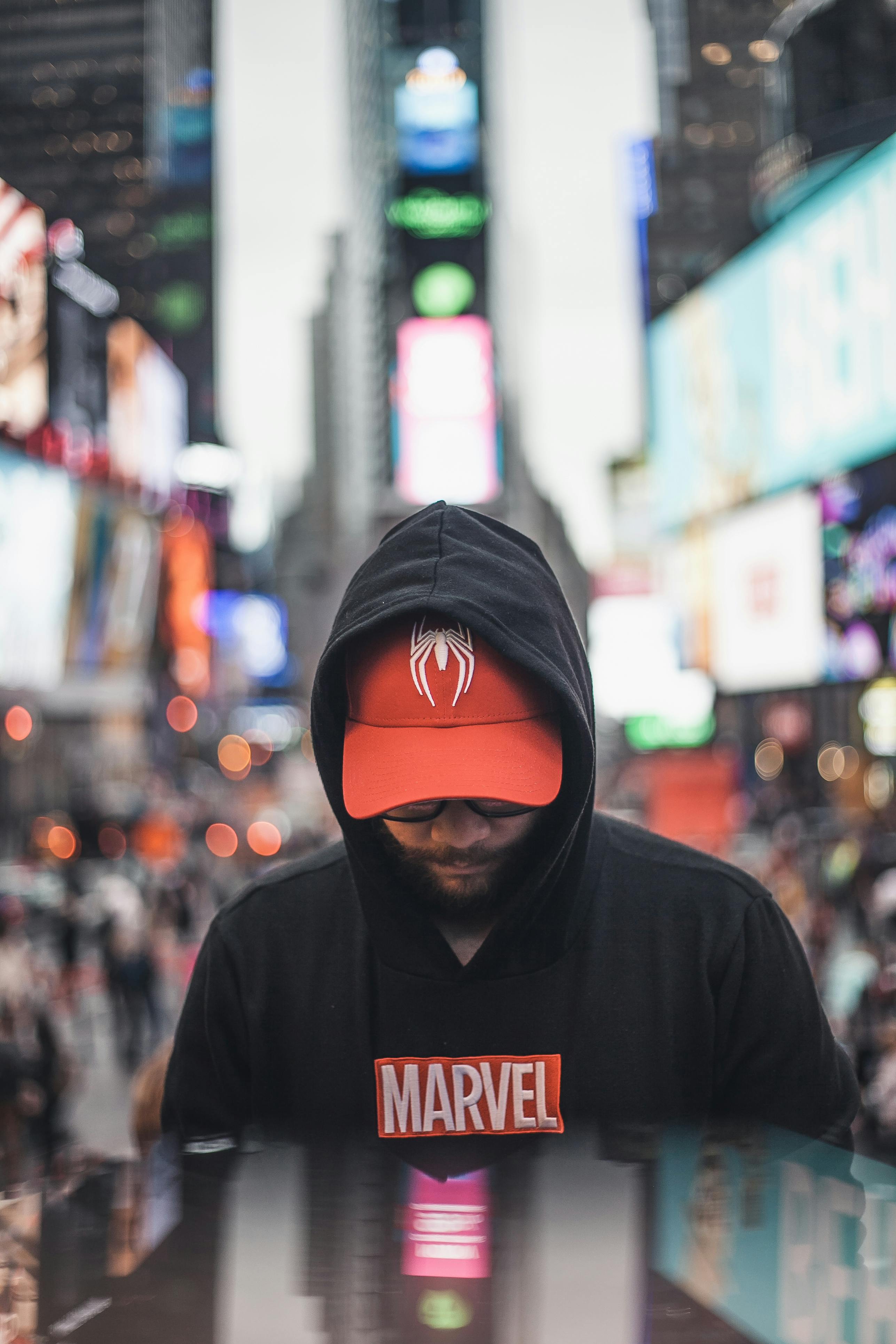 Photo of Man Wearing Red Cap · Free Stock Photo
