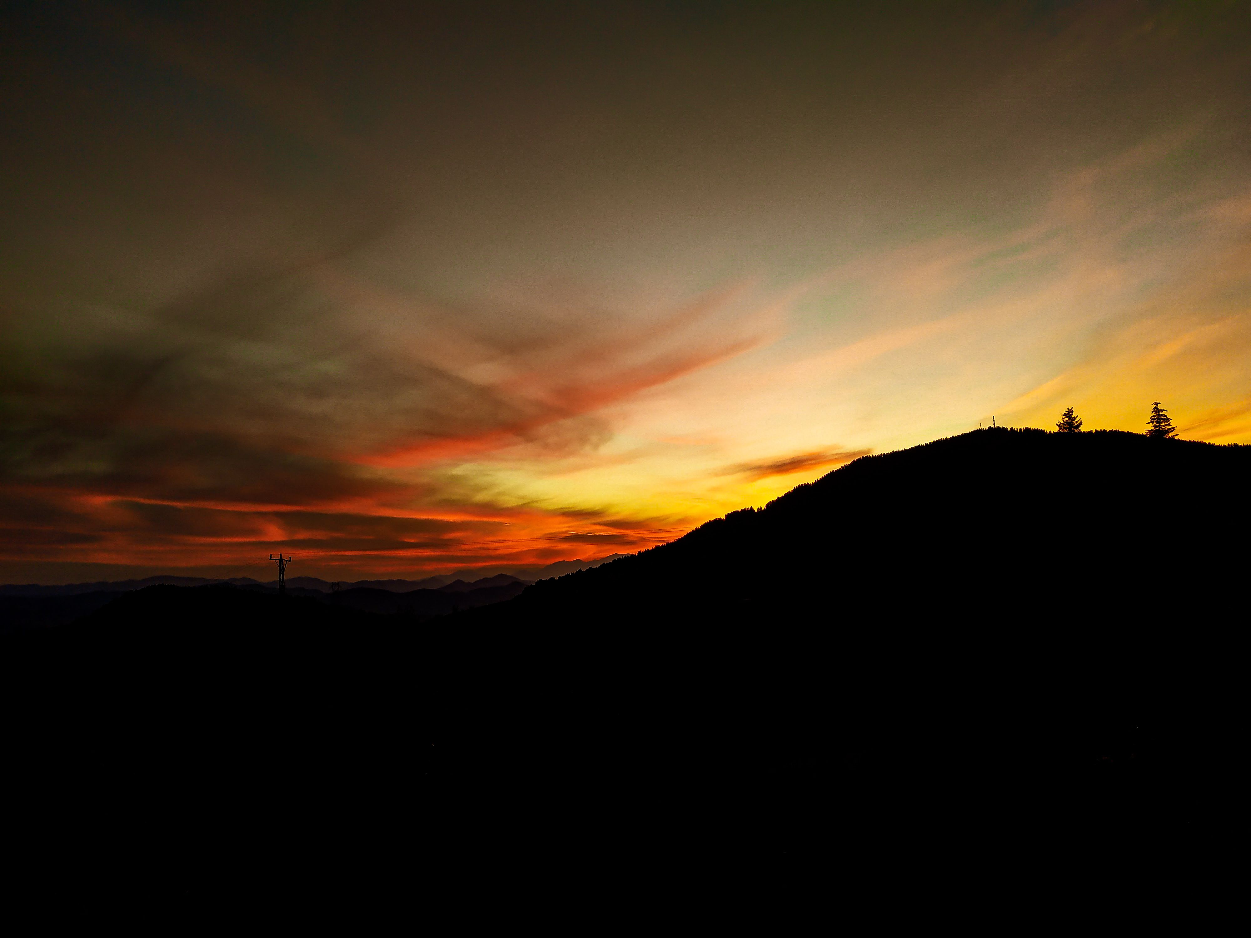 Hill in Evening · Free Stock Photo